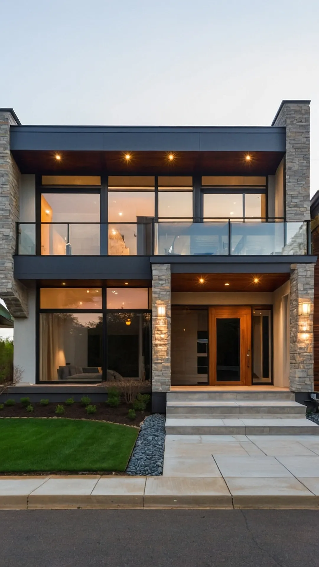 Modern Suburban Chic: Unveiling House Design Magic - Cheerful Talks