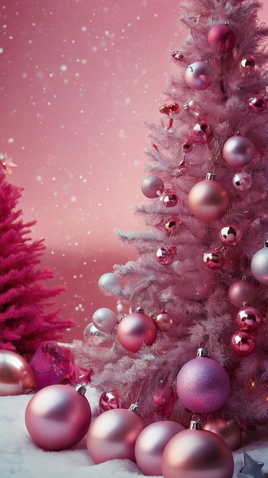 13 Adorable Pink Christmas Wallpaper Ideas to Spruce Up Your Devices ...
