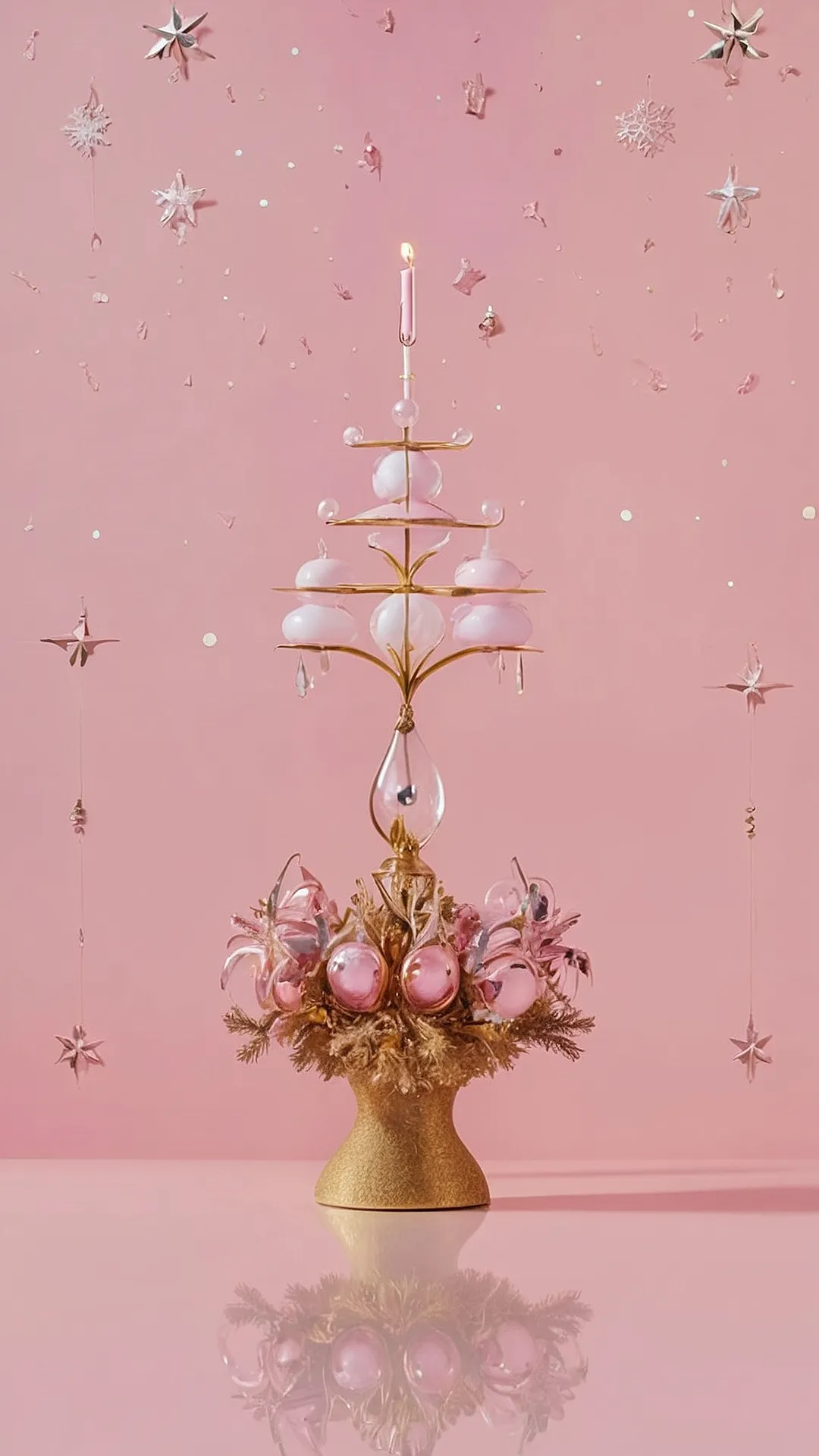 13 Pink Christmas Wallpapers: Stylish Ideas for Your Screens This ...