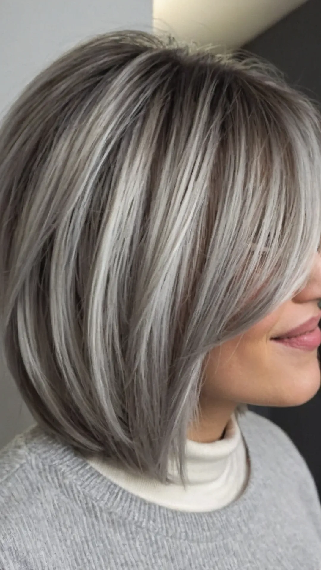 Embrace Your Silver Locks: 15 Gorgeous Grey Bob Hairstyles - Cheerful Talks