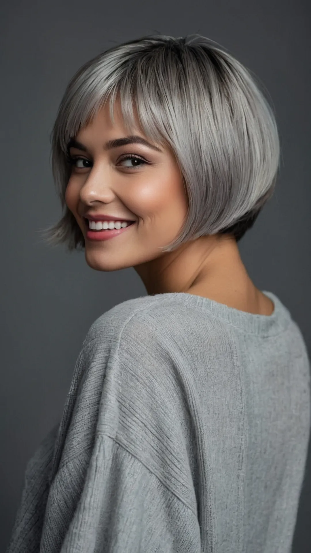 Embrace Your Silver Locks: 15 Gorgeous Grey Bob Hairstyles - Cheerful Talks