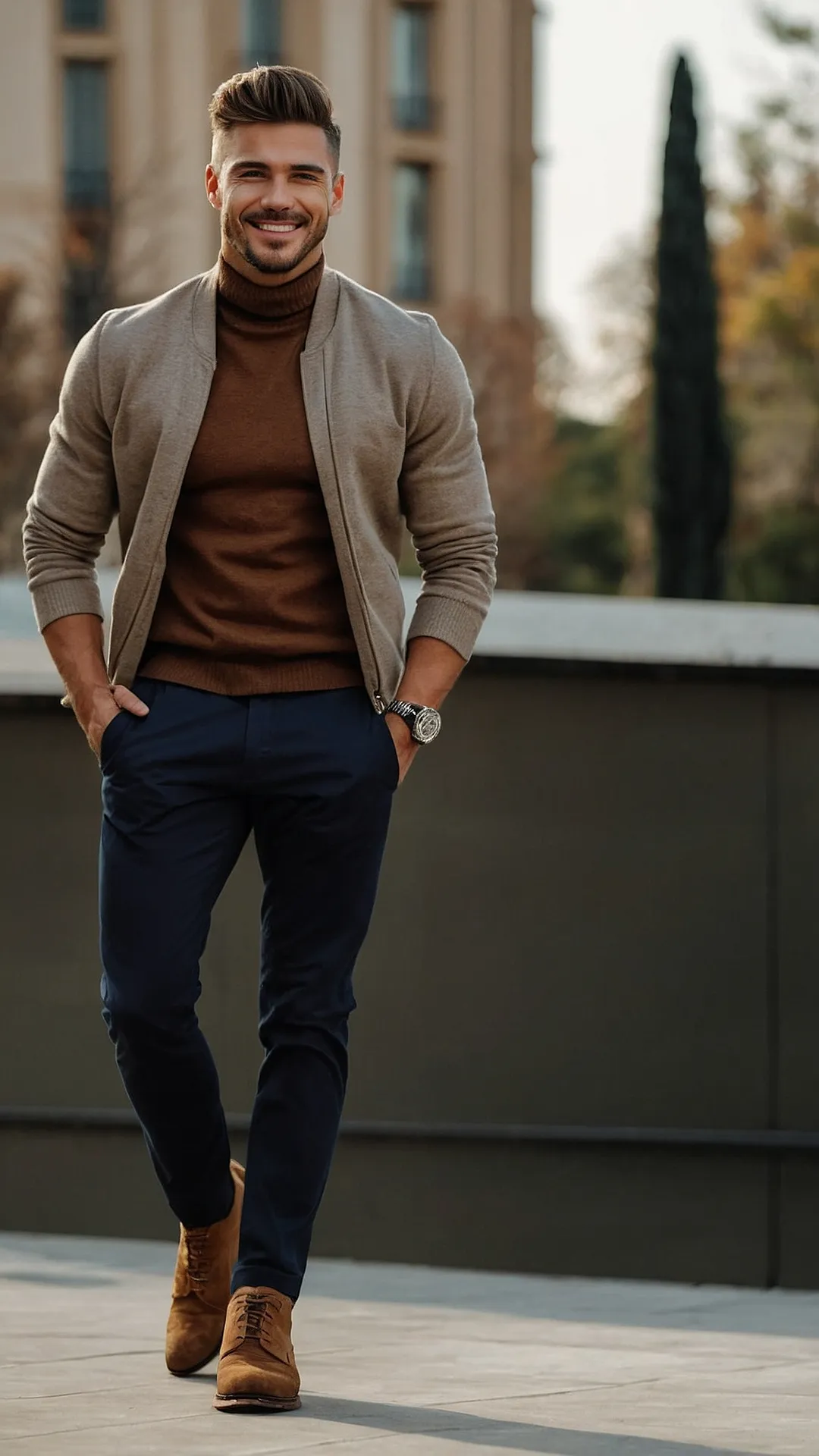 Elevate Your Wardrobe with These 15 Trendy Casual Outfits for Men in 2024 Winter - Cheerful Talks