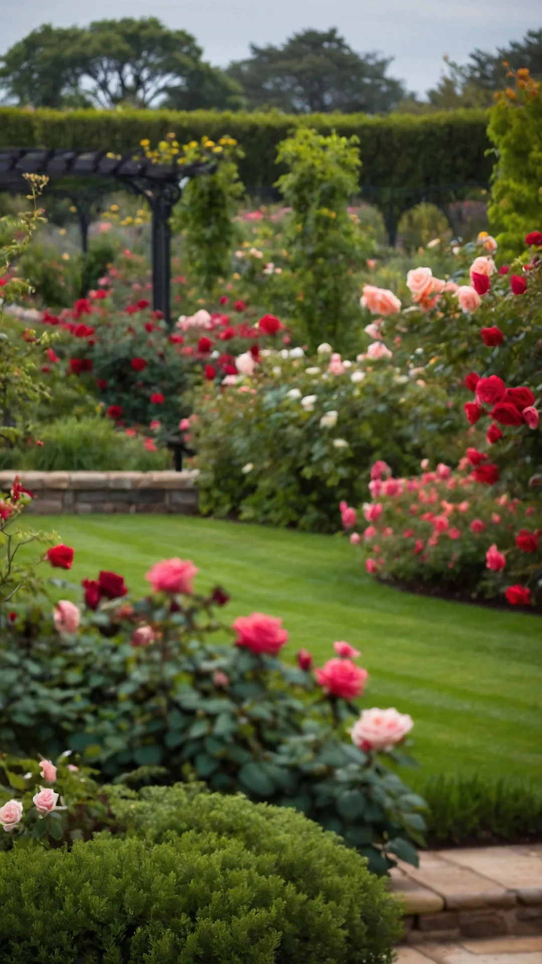 18 Spectacular Rose Garden Design Ideas to Bloom Your Backyard ...