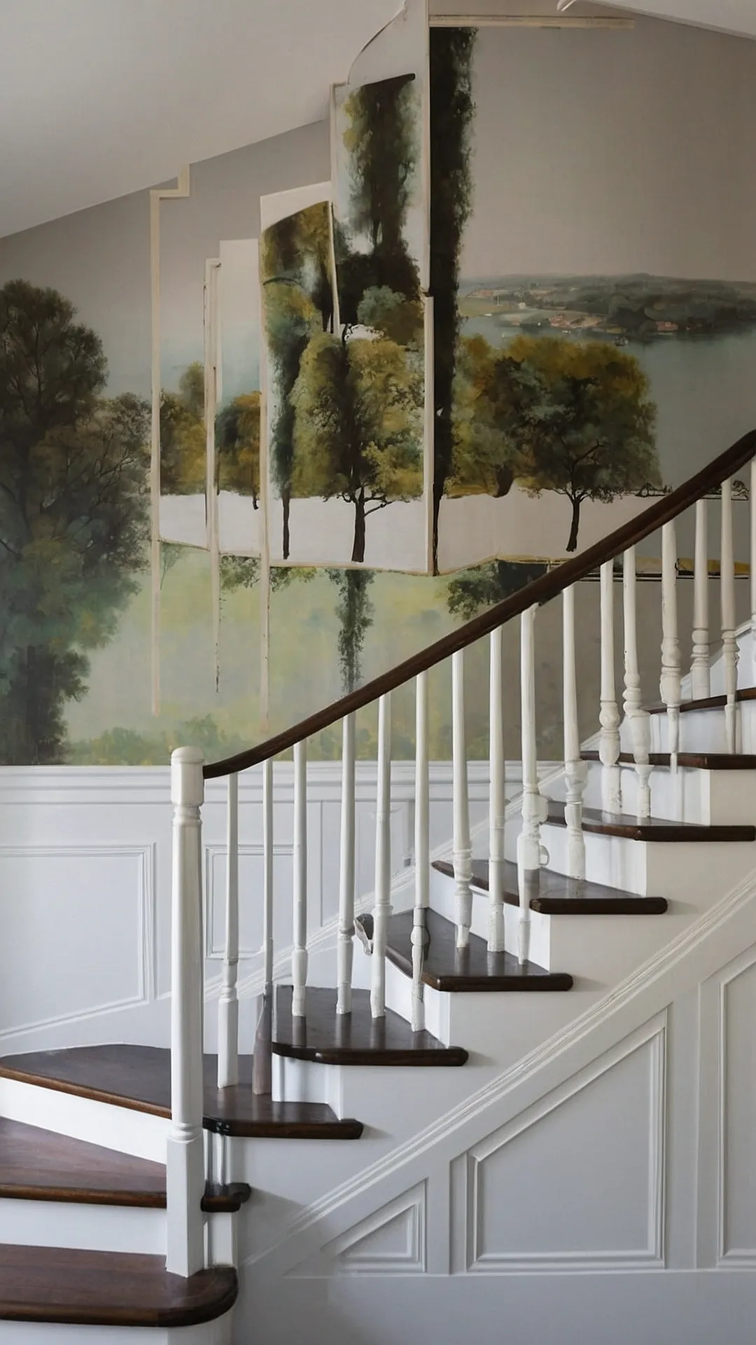 19 Eye-Popping Staircase Wallpaper Ideas to Revamp Your Home - Cheerful ...
