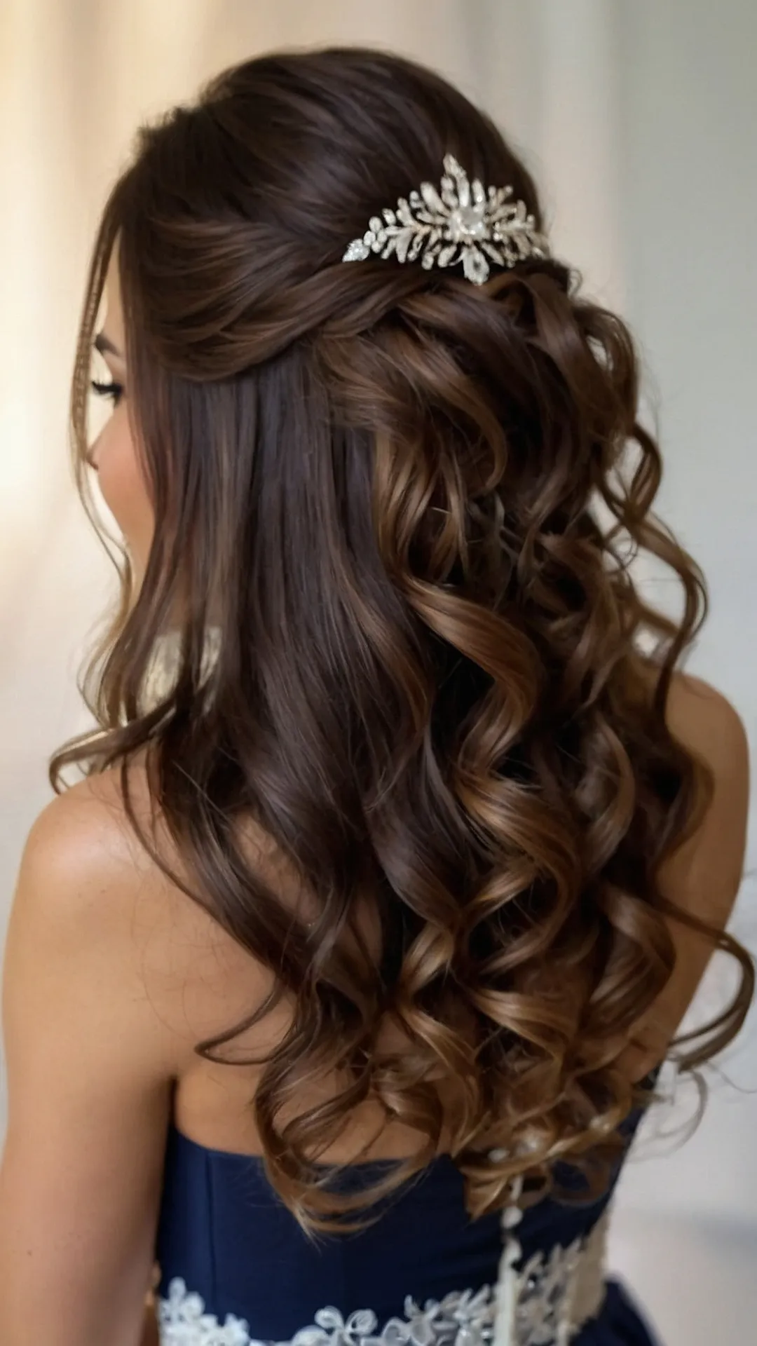 Simple Yet Stunning: 20 Half-Up Bridal Hairstyles That Wow - Cheerful Talks