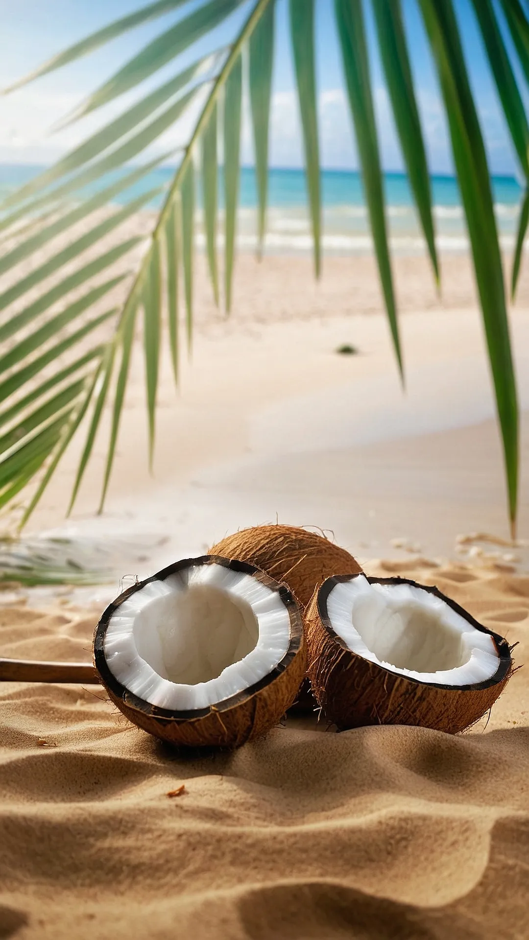 Sun, Sand, and Screens: 16 Coconut Beach Wallpapers to Brighten Your ...