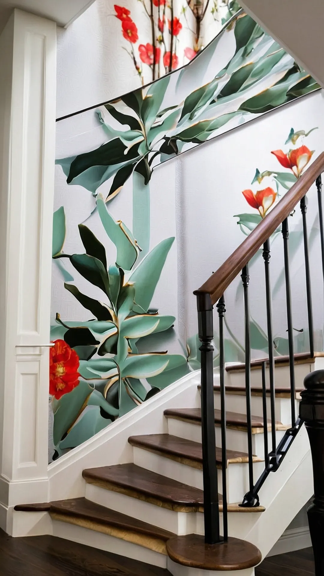 Stairway to Style: 19 Wallpaper Ideas to Elevate Your Home - Cheerful Talks