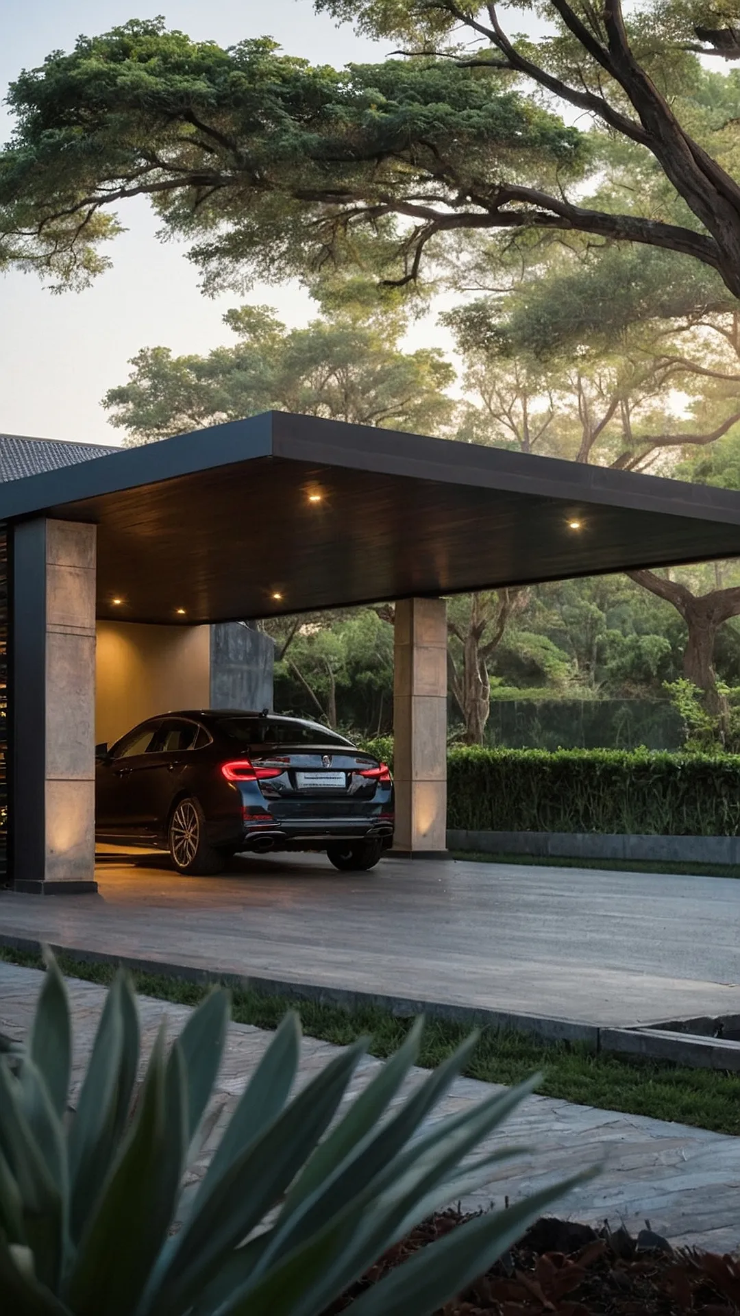 Revamp Your Ride: 17 Modern Car Porch Design Ideas You’ll Love ...