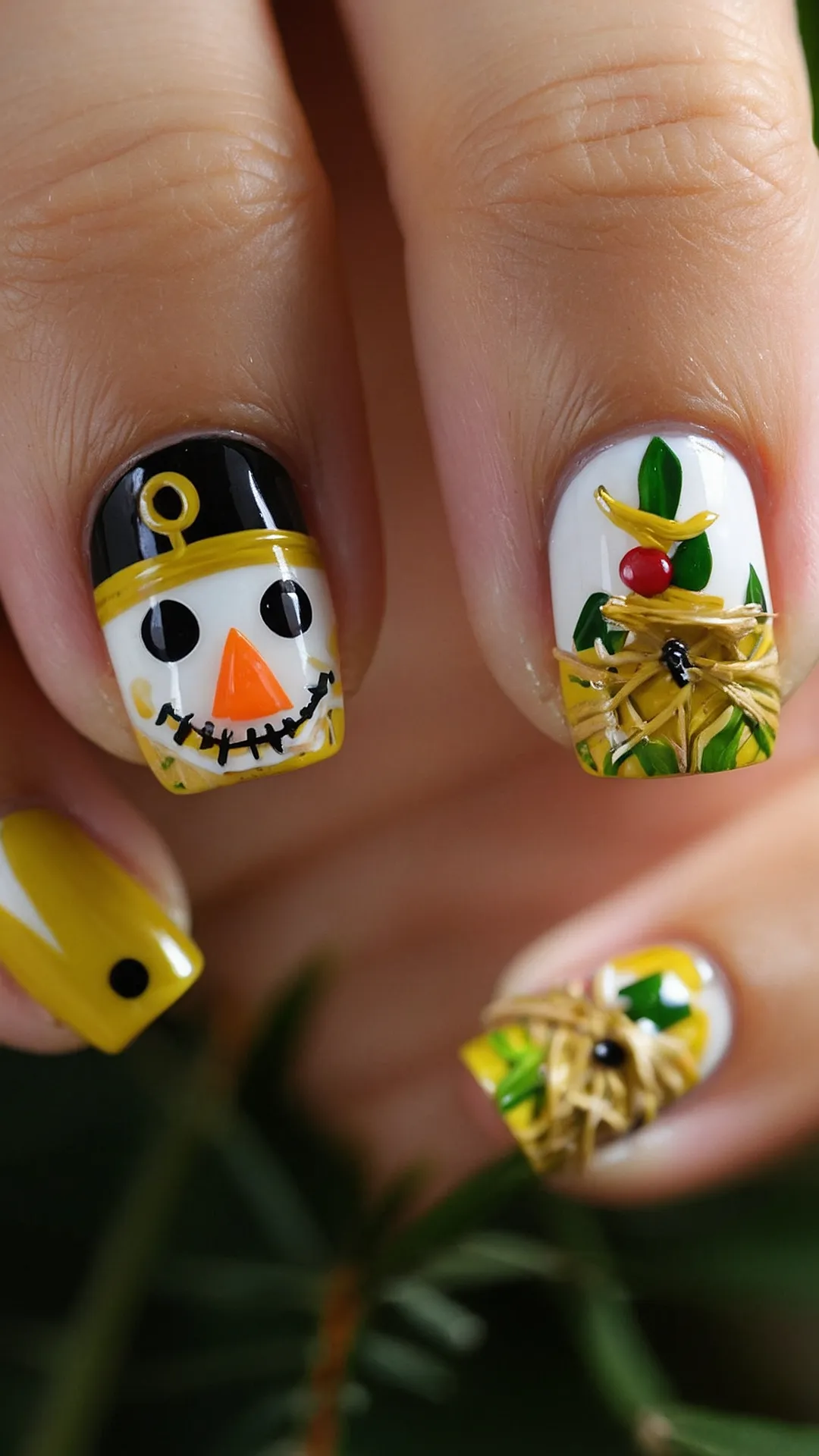 Discover 13 Fun Scarecrow Nail Designs for the Fall Season - Cheerful Talks