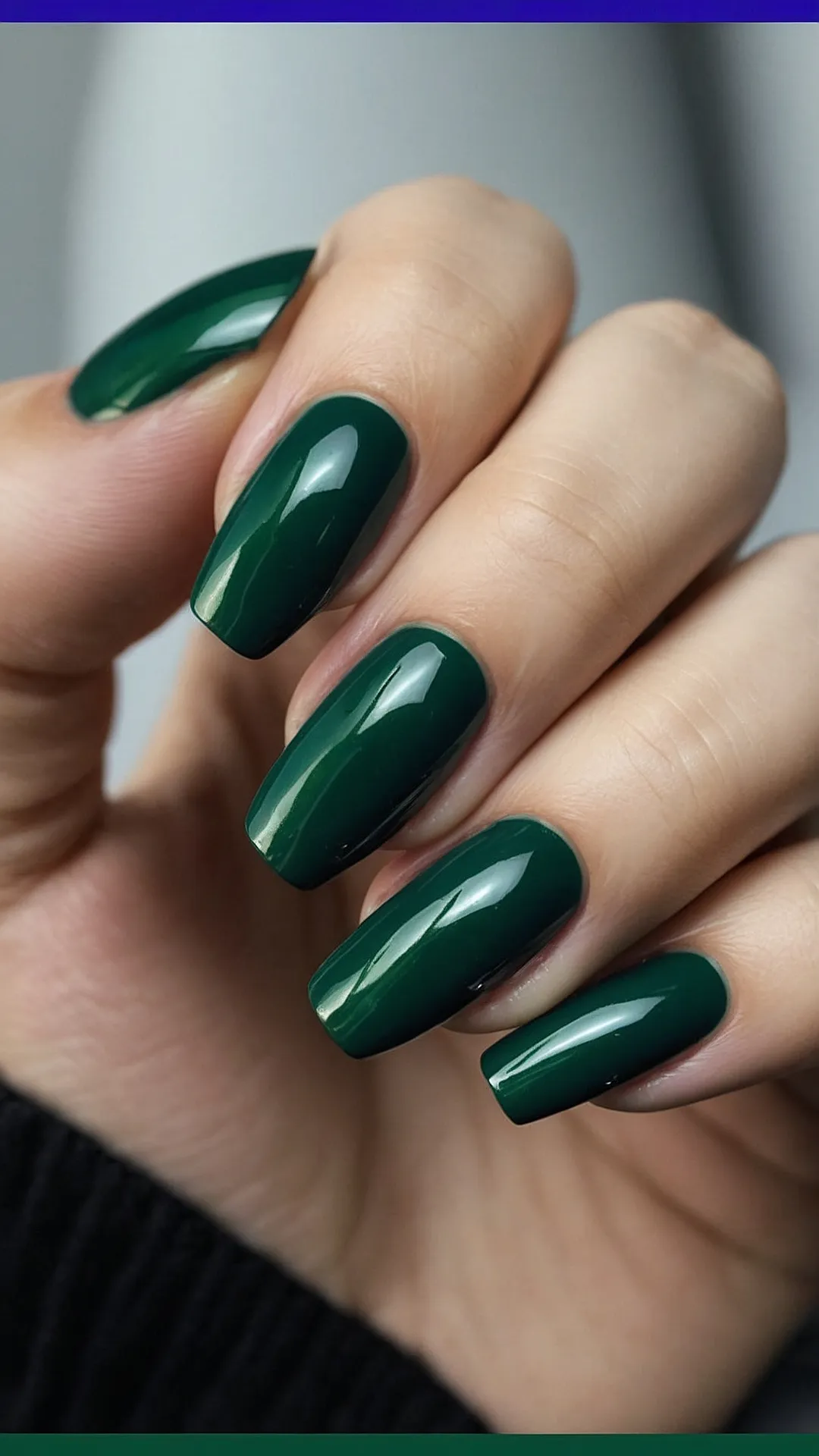 Emerald Elegance: 17 Dark Green Nail Designs to Impress Everyone ...