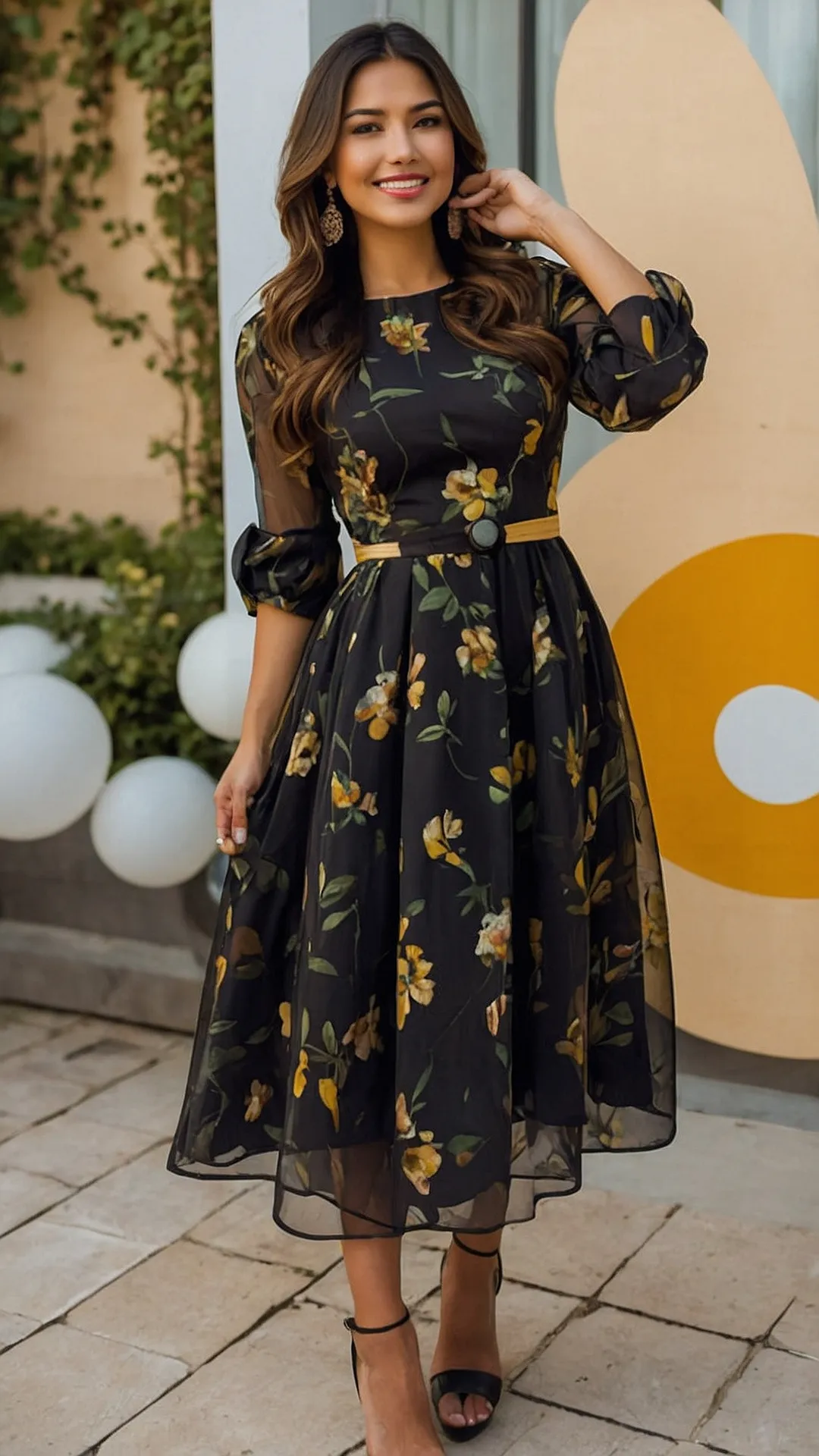 Floral Fashionista: 20 Frock Ideas to Keep You Blooming** ** - Cheerful ...