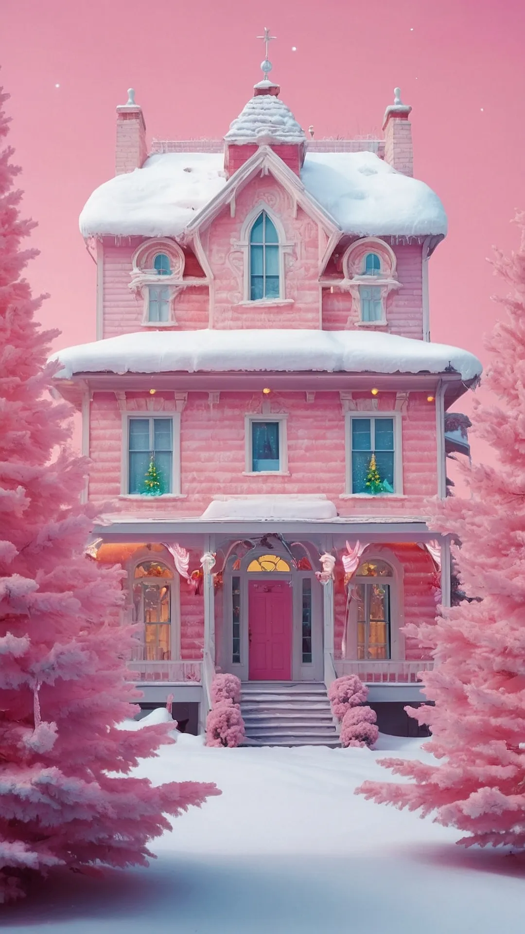 Festive Feels: Top 21 Cute Pink Christmas Wallpapers for Your Digital ...