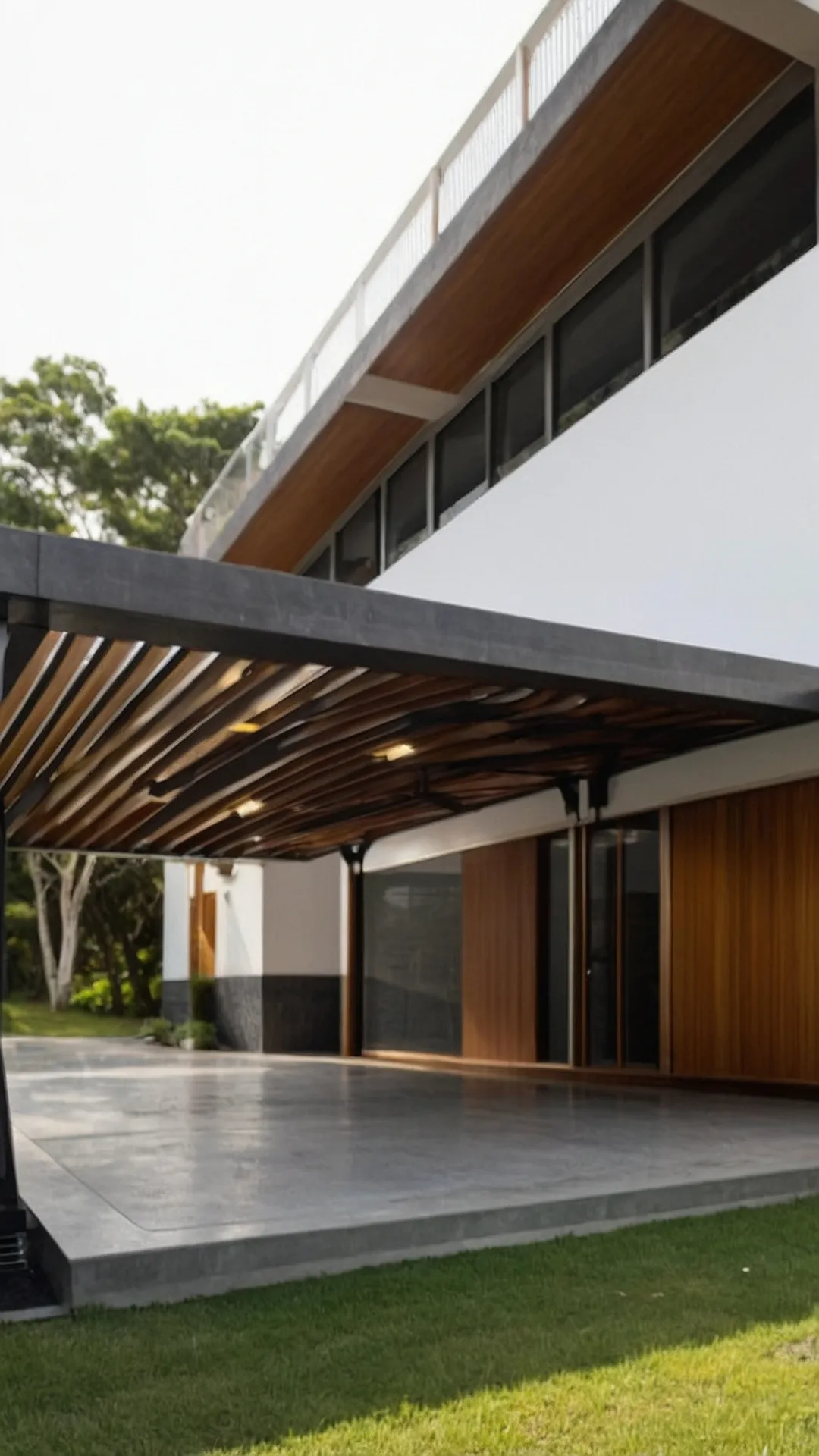 17 Chic Modern Car Porch Design Ideas to Transform Your Entryway ...