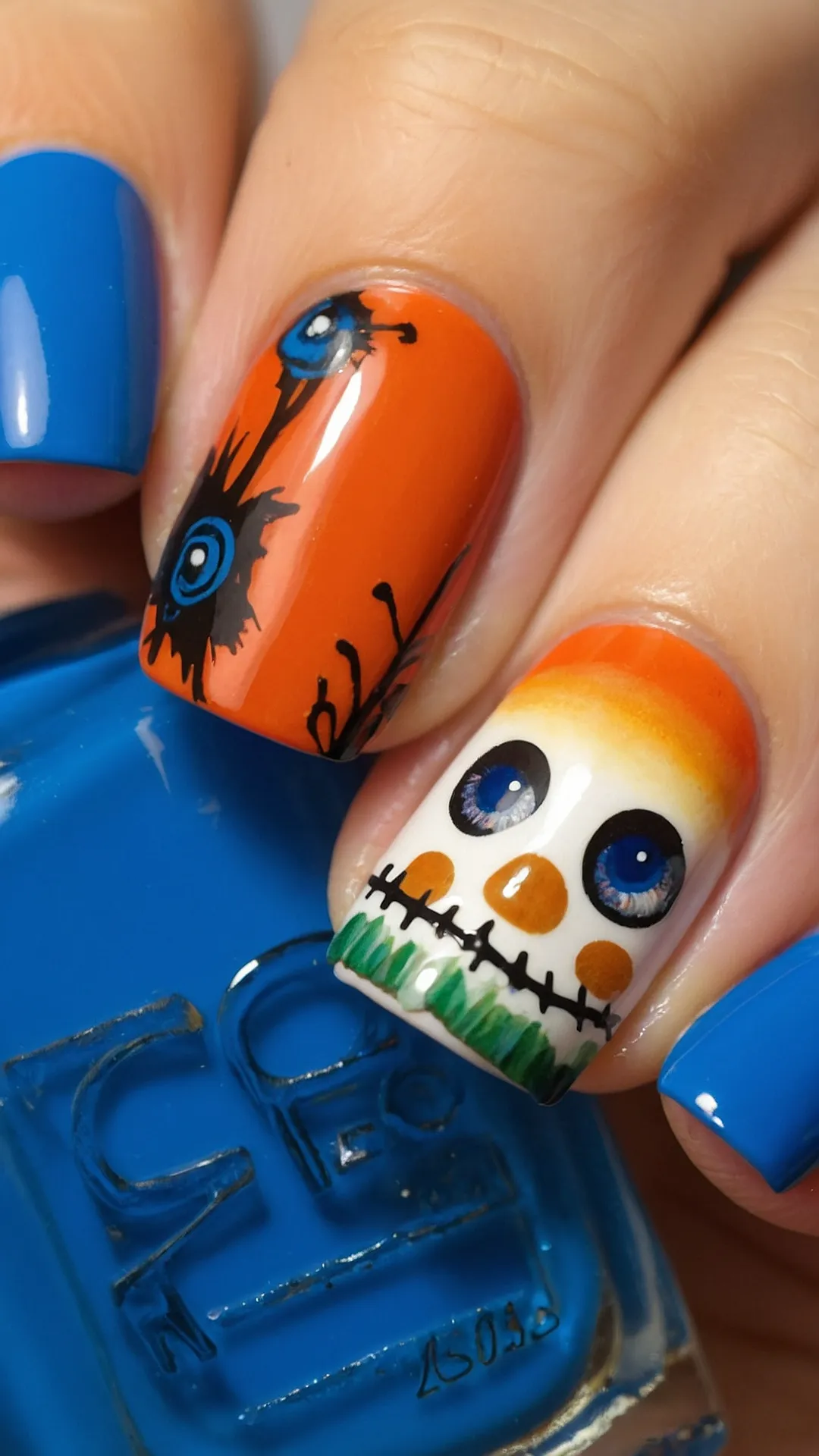 Adorable Halloween Scarecrow Nail Designs That Stand Out – Cheerful Talks