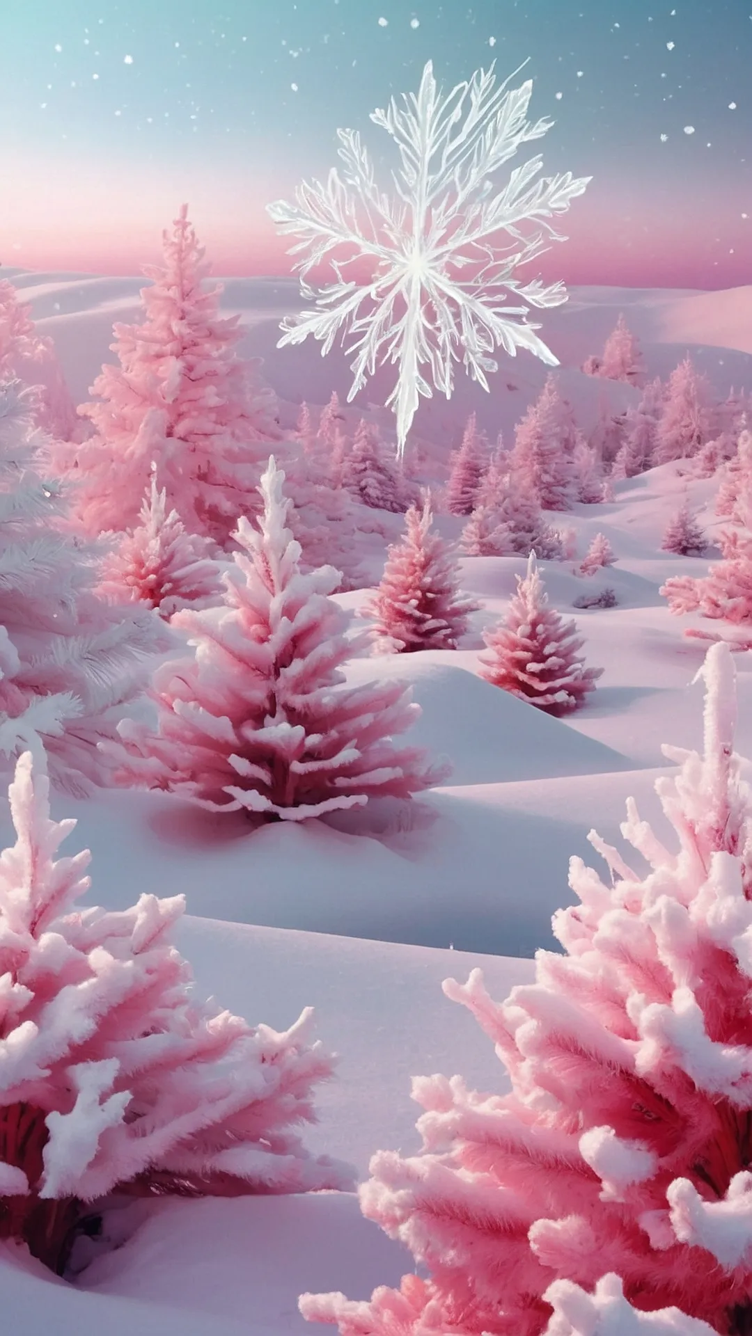 A Pink Christmas Dream: 21 Adorable Wallpapers for Your Favorite ...