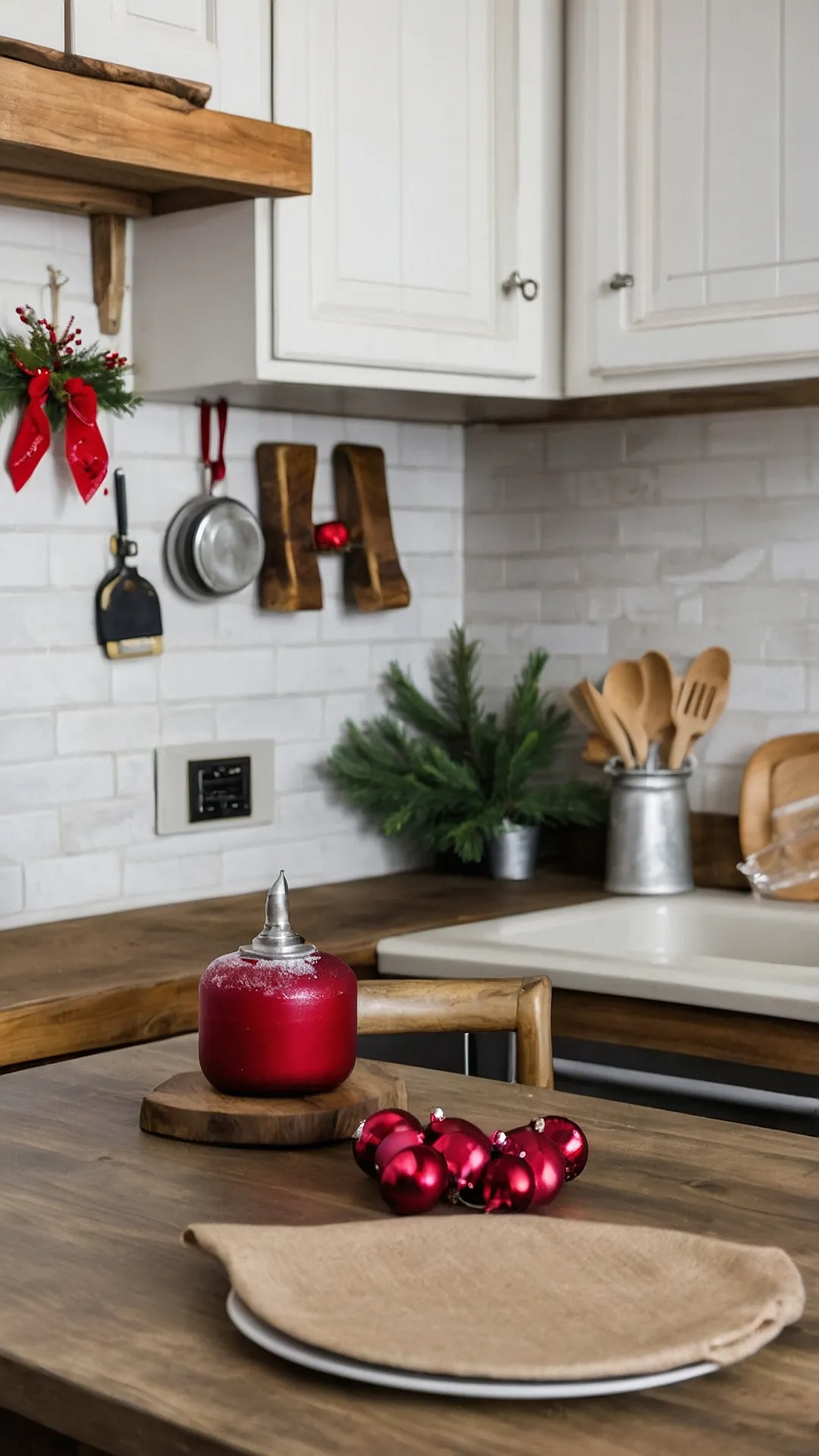 51+ Christmas Kitchen Decor Ideas for Your Festive Space - Cheerful Talks
