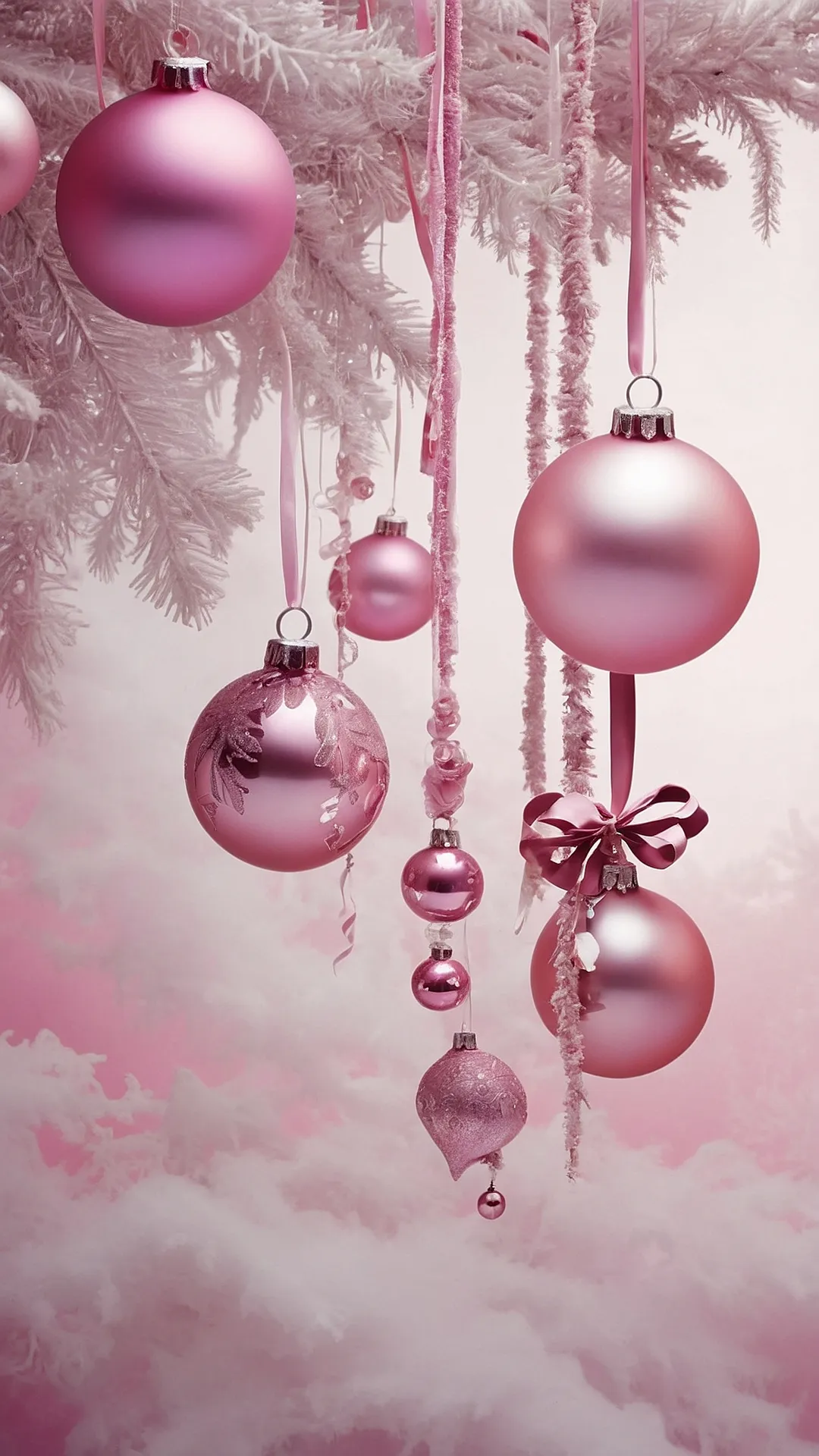 Jingle All the Way with 13 Pink Christmas Wallpaper Ideas - Cheerful Talks