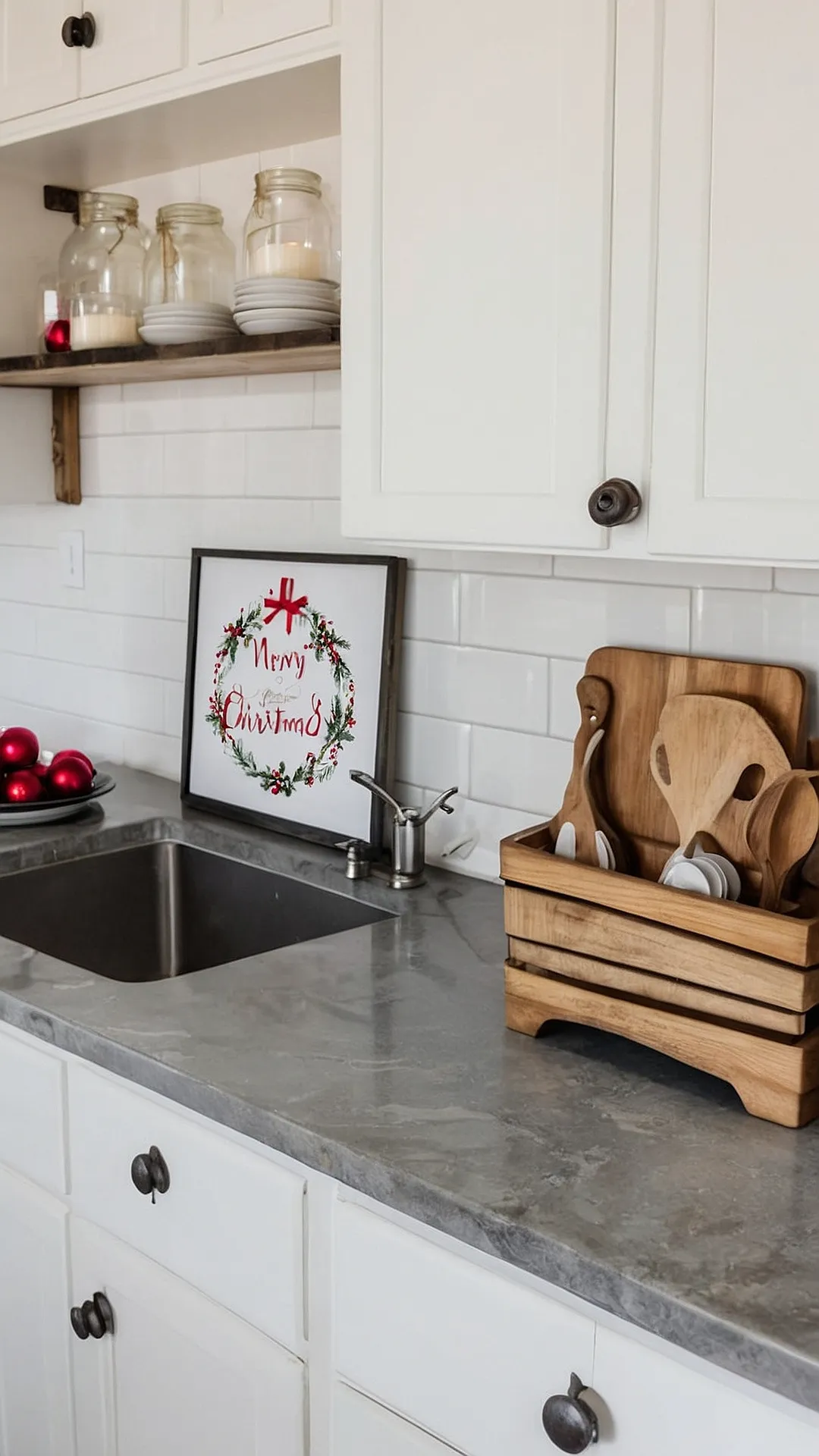 51 Cozy Christmas Kitchen Decor Ideas for Every Style - Cheerful Talks
