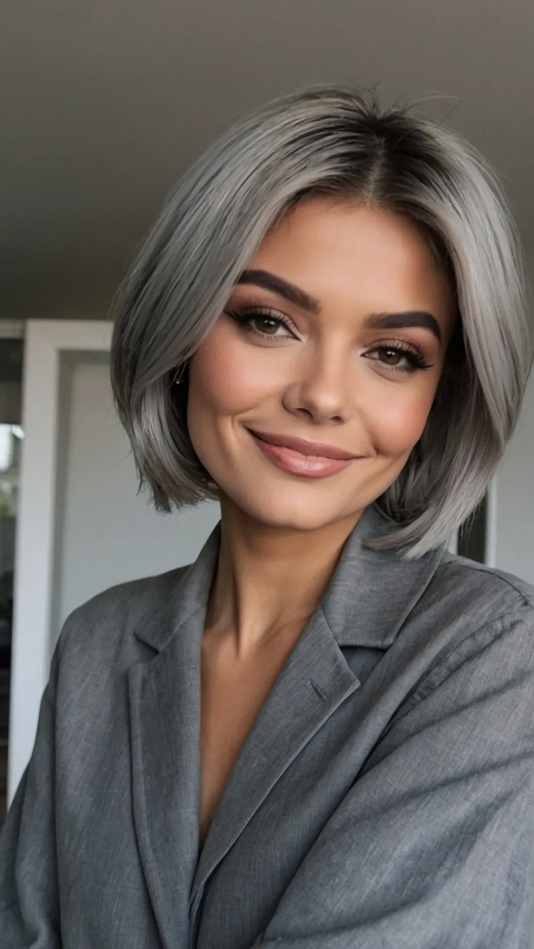 15 Dazzling Grey Bob Hairstyles to Rock at Any Age - Cheerful Talks