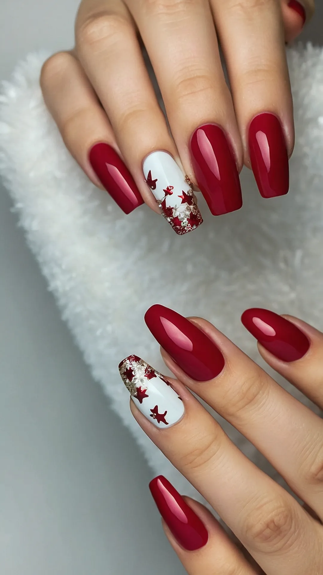 Classy Christmas Nails: 15 Simple Red Designs to Sparkle This Season ...