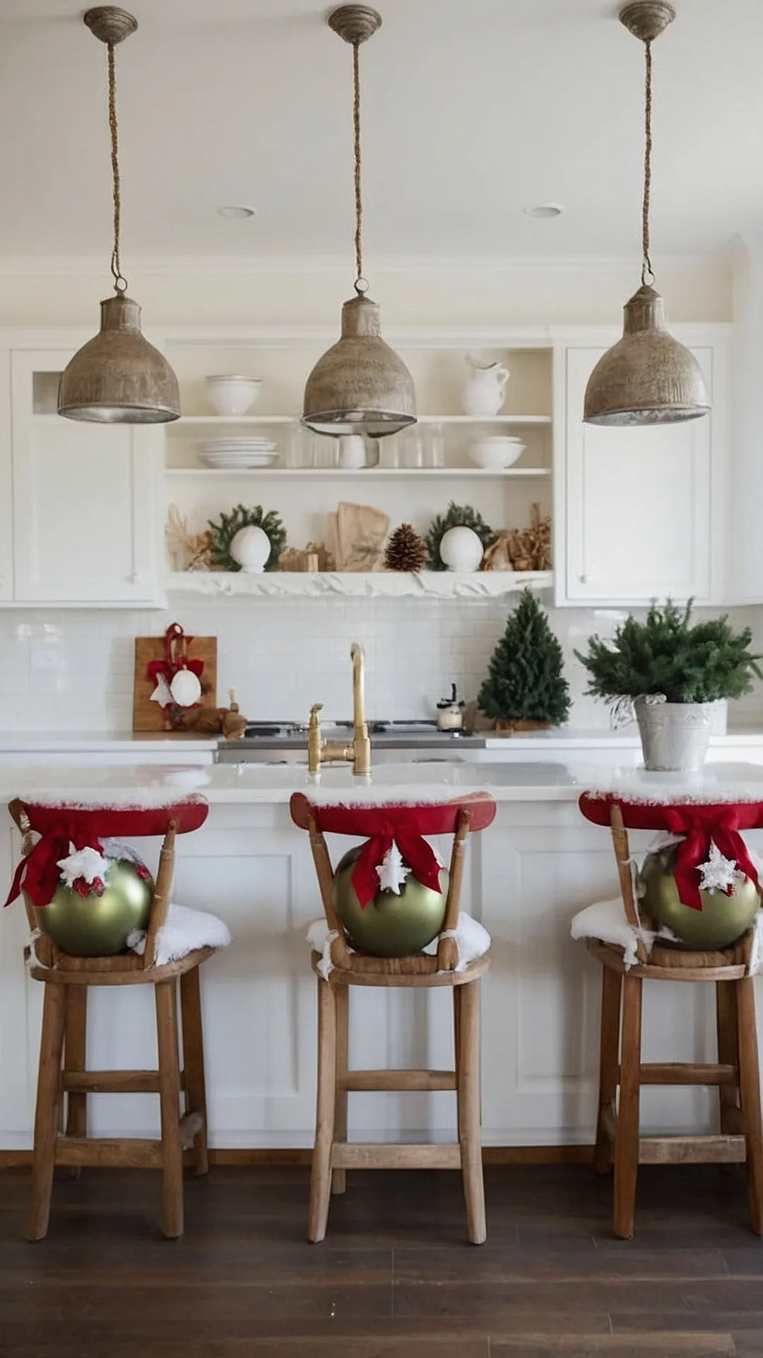 Dashing Through the Decor: 51+ Rustic and Cozy Christmas Kitchen Ideas