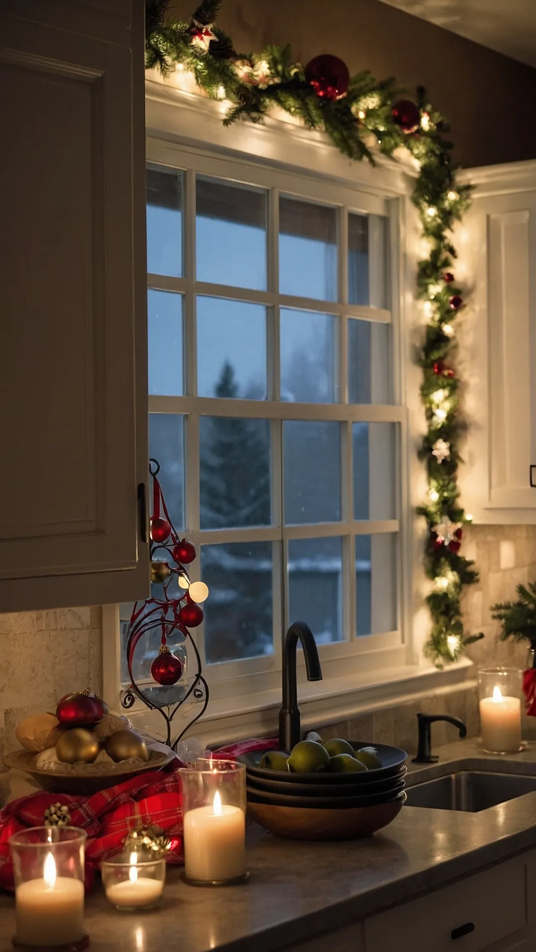Dashing Through the Decor: 51+ Rustic and Cozy Christmas Kitchen Ideas ...
