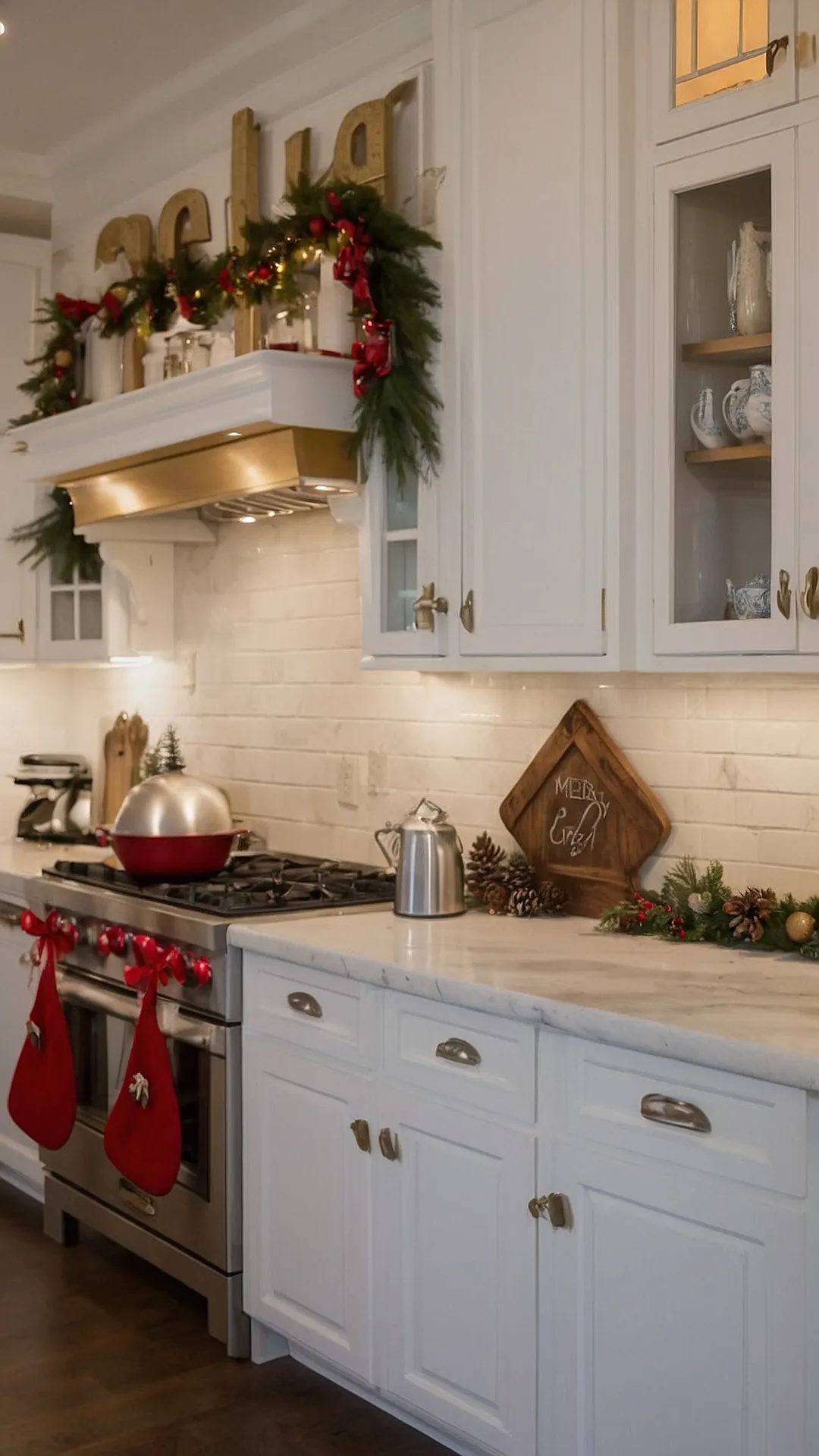 51 Cozy Christmas Kitchen Decor Ideas to Spruce Up Your Space - Cheer Lives