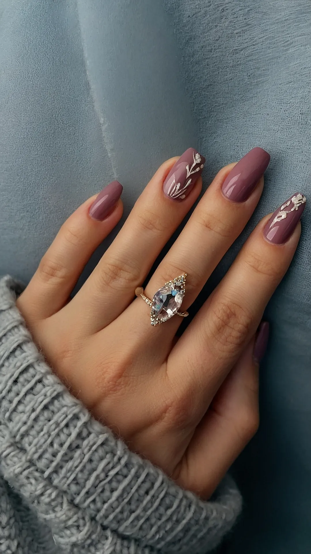 Get Cozy with These 20+ Simple and Cute Winter Nail Ideas - Cheer Lives