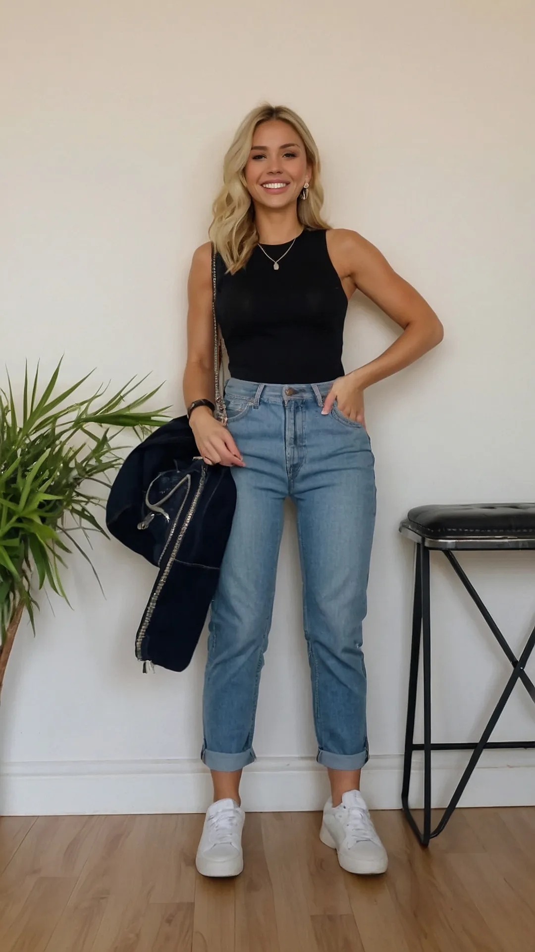Explore the Chic Summer Vibe with These 15 Mom Jeans Looks - Cheer Lives
