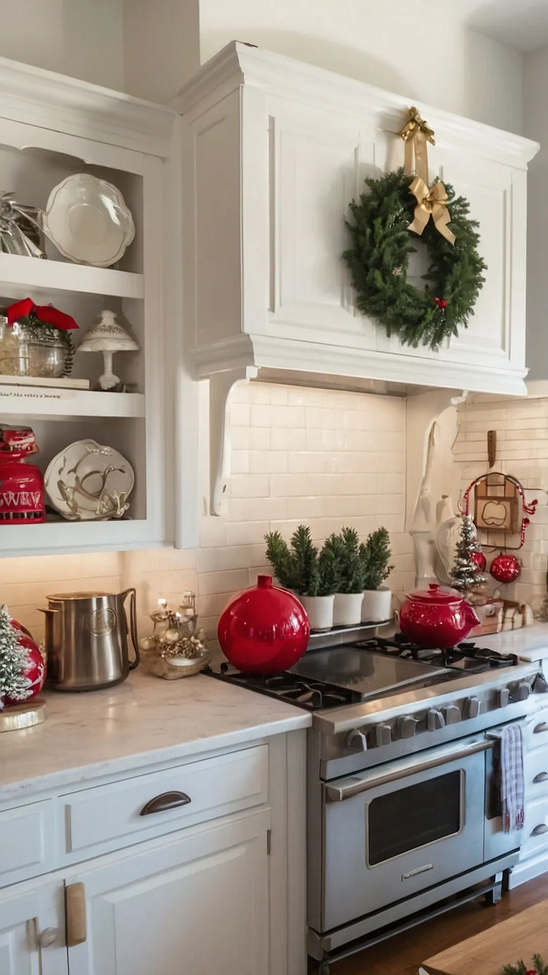 51 Cozy Christmas Kitchen Decor Ideas to Spruce Up Your Space - Cheer Lives
