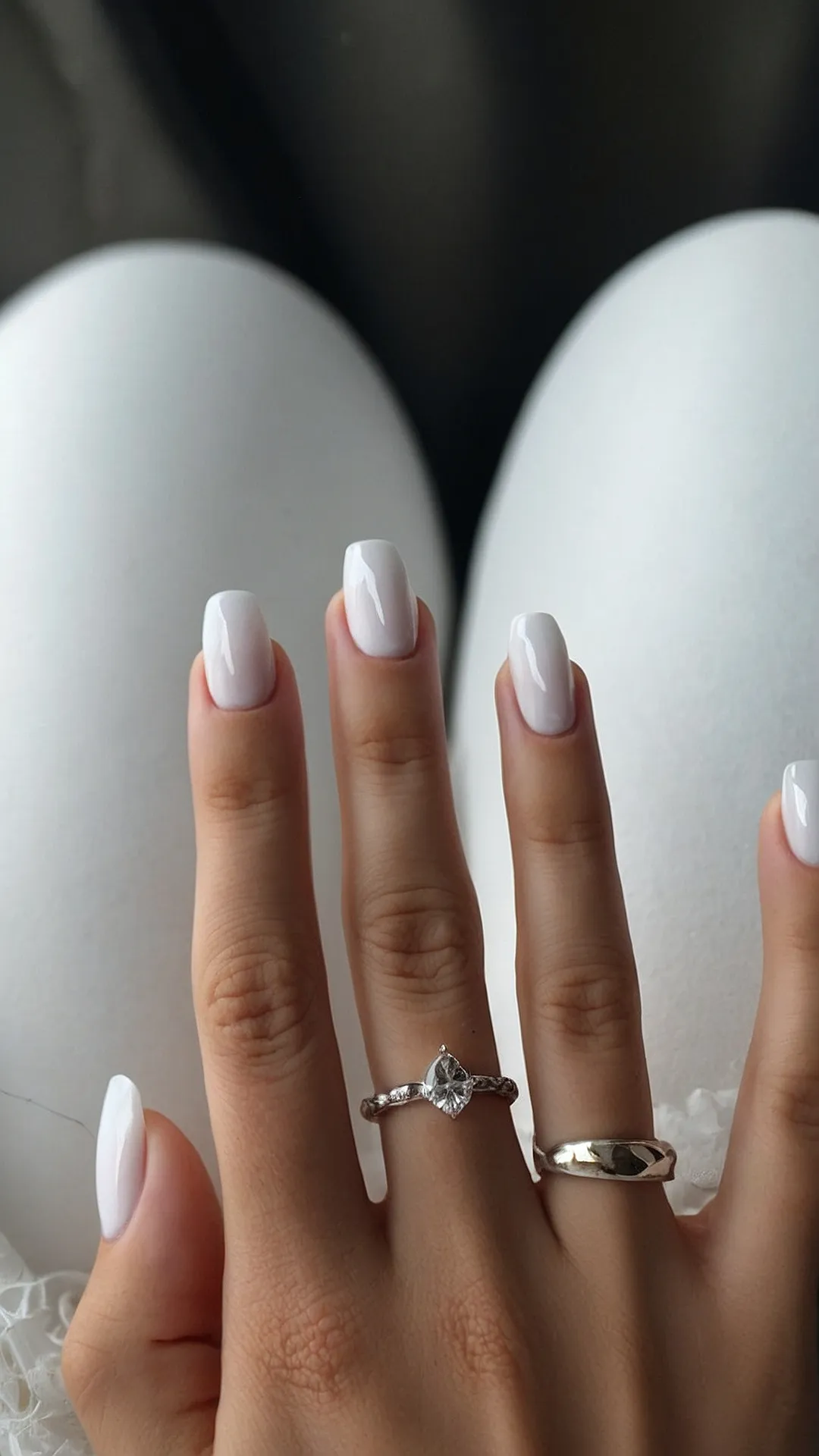 Cloud Nine: 15 Stunning White Nail Ideas You Must Try - Cheer Lives