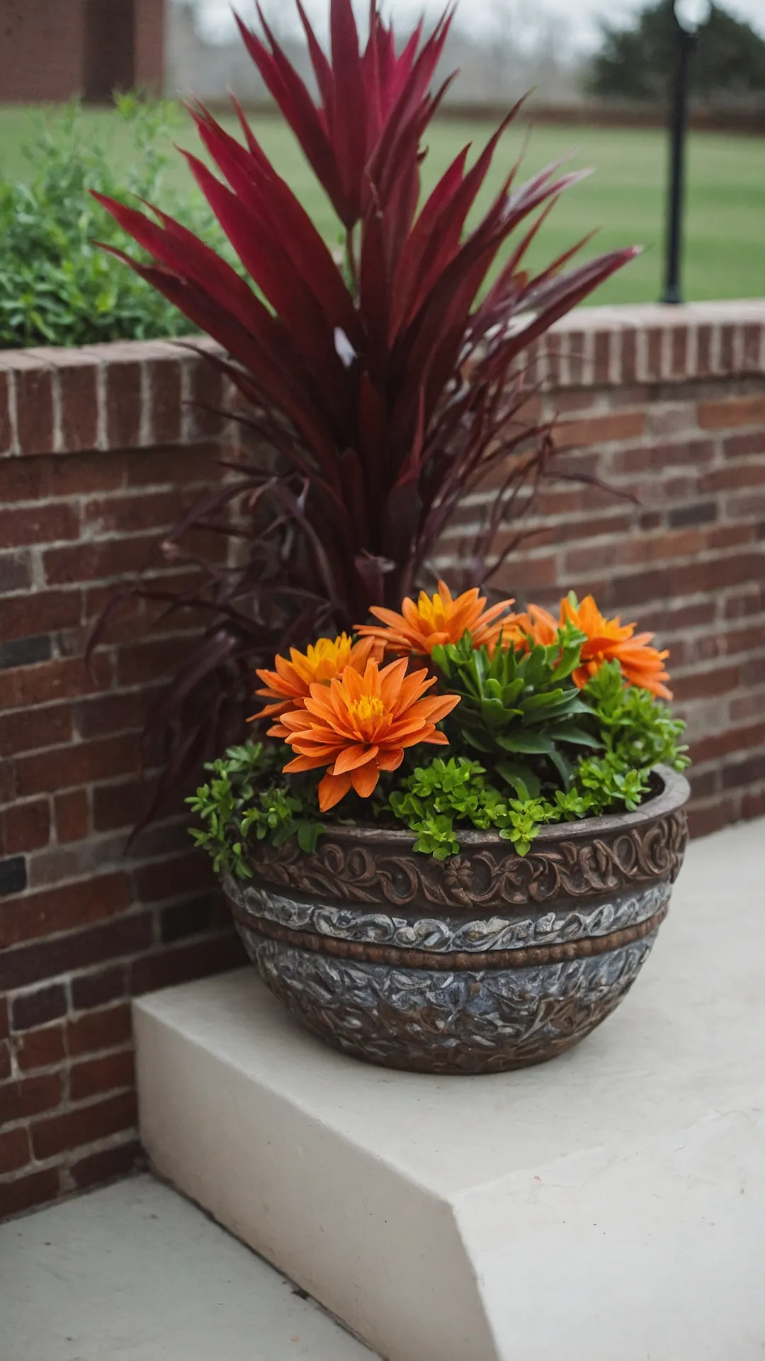 DIY Delight: 17 Eye-Catching Planters for a Welcoming Porch - Cheer Lives