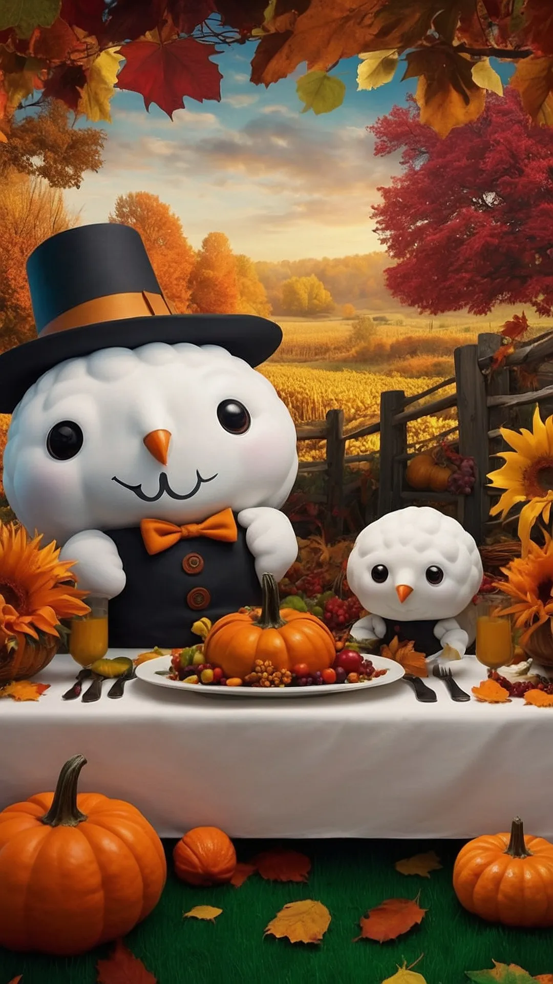 **10 Happy Thanksgiving iPhone Wallpapers That Embrace Aesthetic Whimsy**