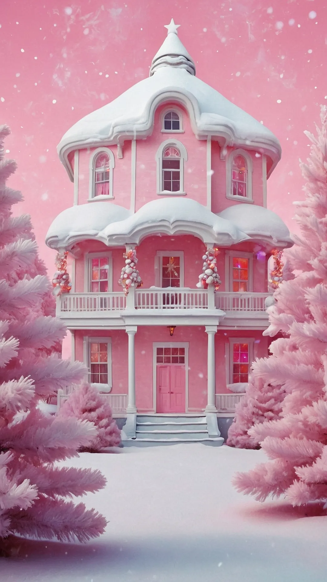 Adorable Pink Christmas Wallpapers That Will Make Your Devices Shine ...