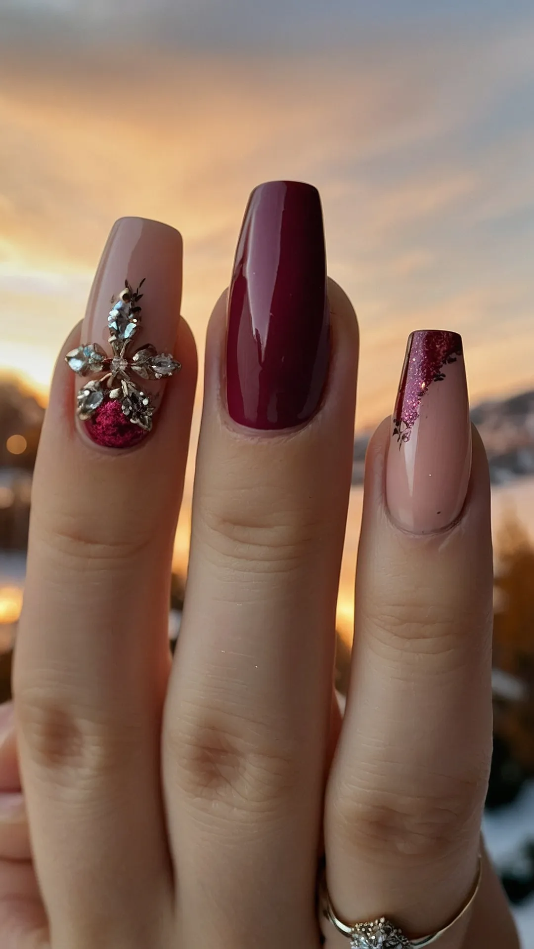 Get Cozy with These 20+ Simple and Cute Winter Nail Ideas - Cheer Lives