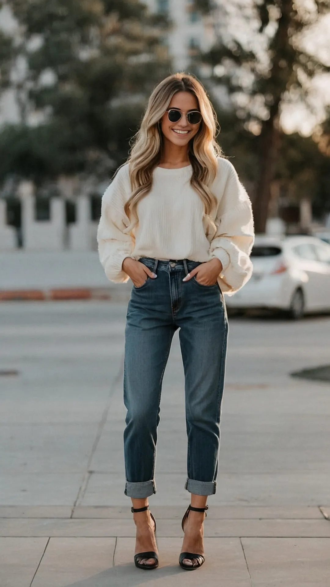 Elevate Your Style: 15 Casual Mom Jeans Outfit Ideas - Cheer Lives