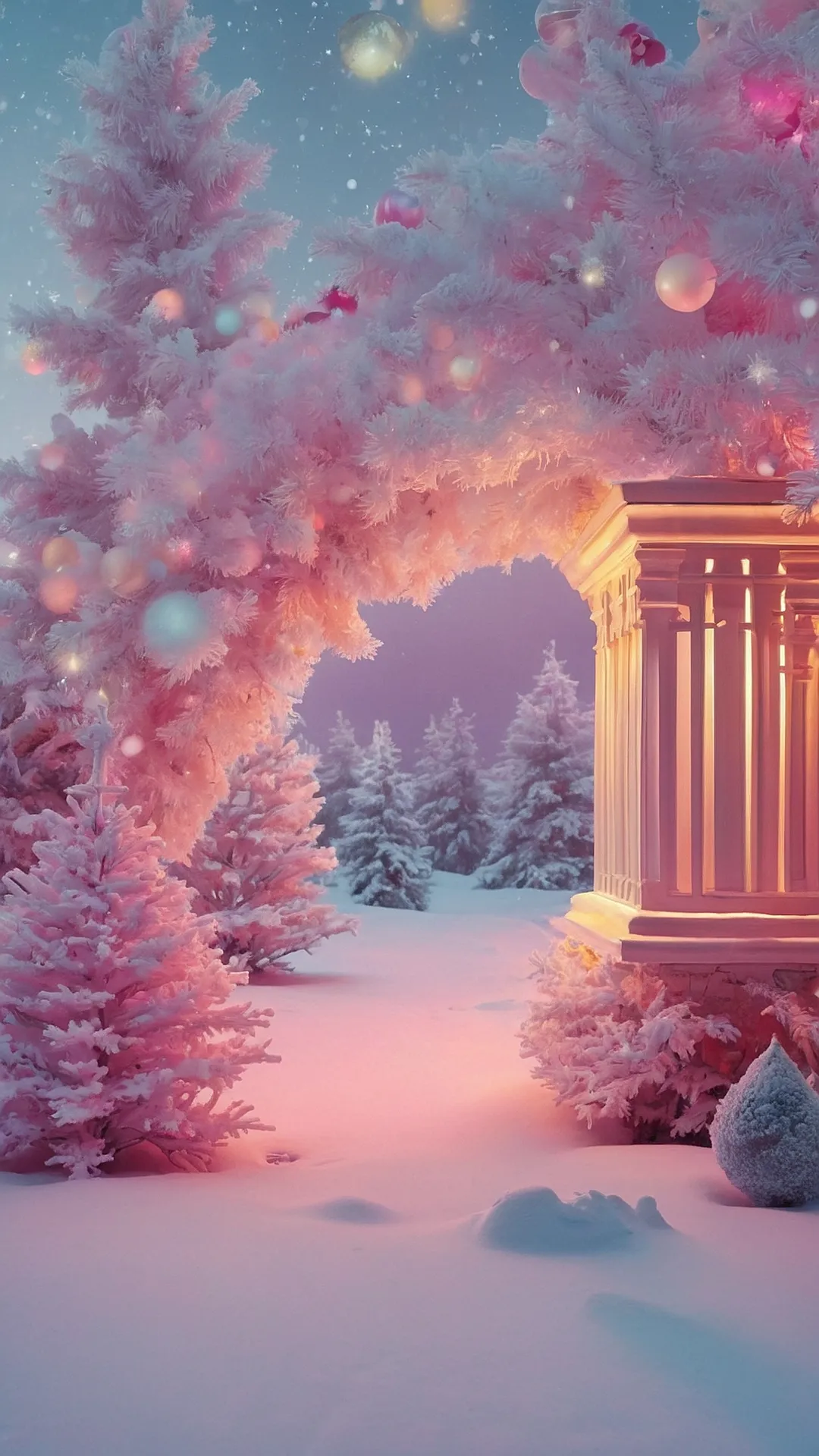 Pink Christmas Magic: Adorable Wallpapers for Your Devices! - Cheer Lives