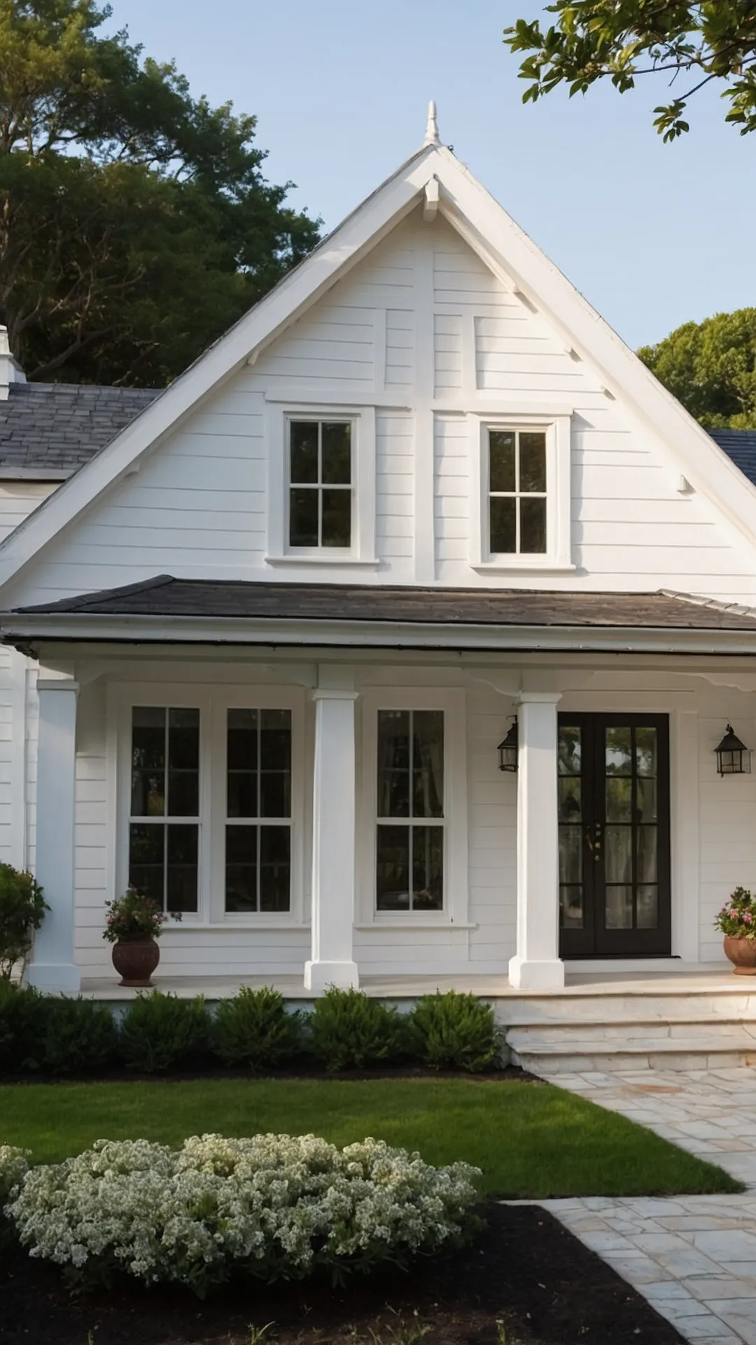 Charming Inspirations: 16 White Cottage Exterior Ideas
