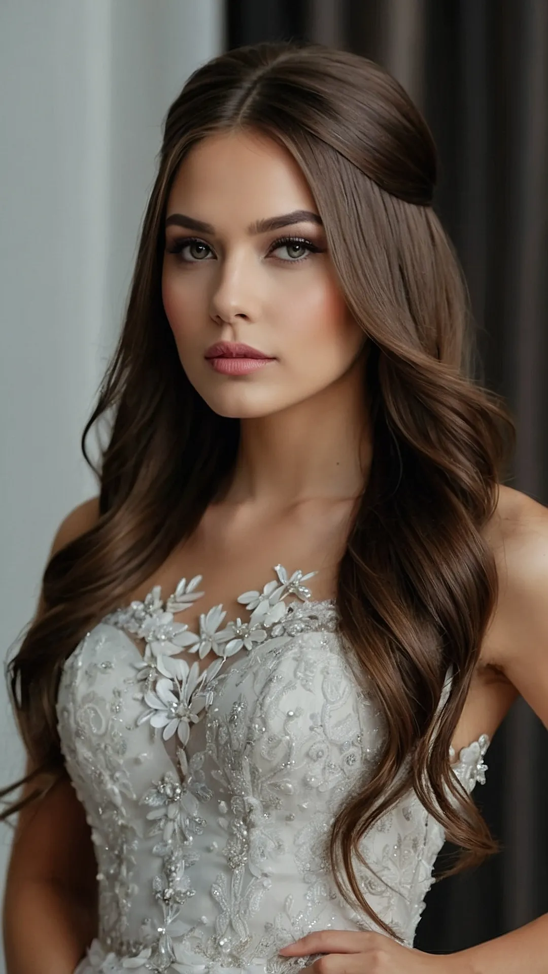 18 Gorgeous Half Up Half Down Wedding Hairstyles for Every Bride - Cheer Lives