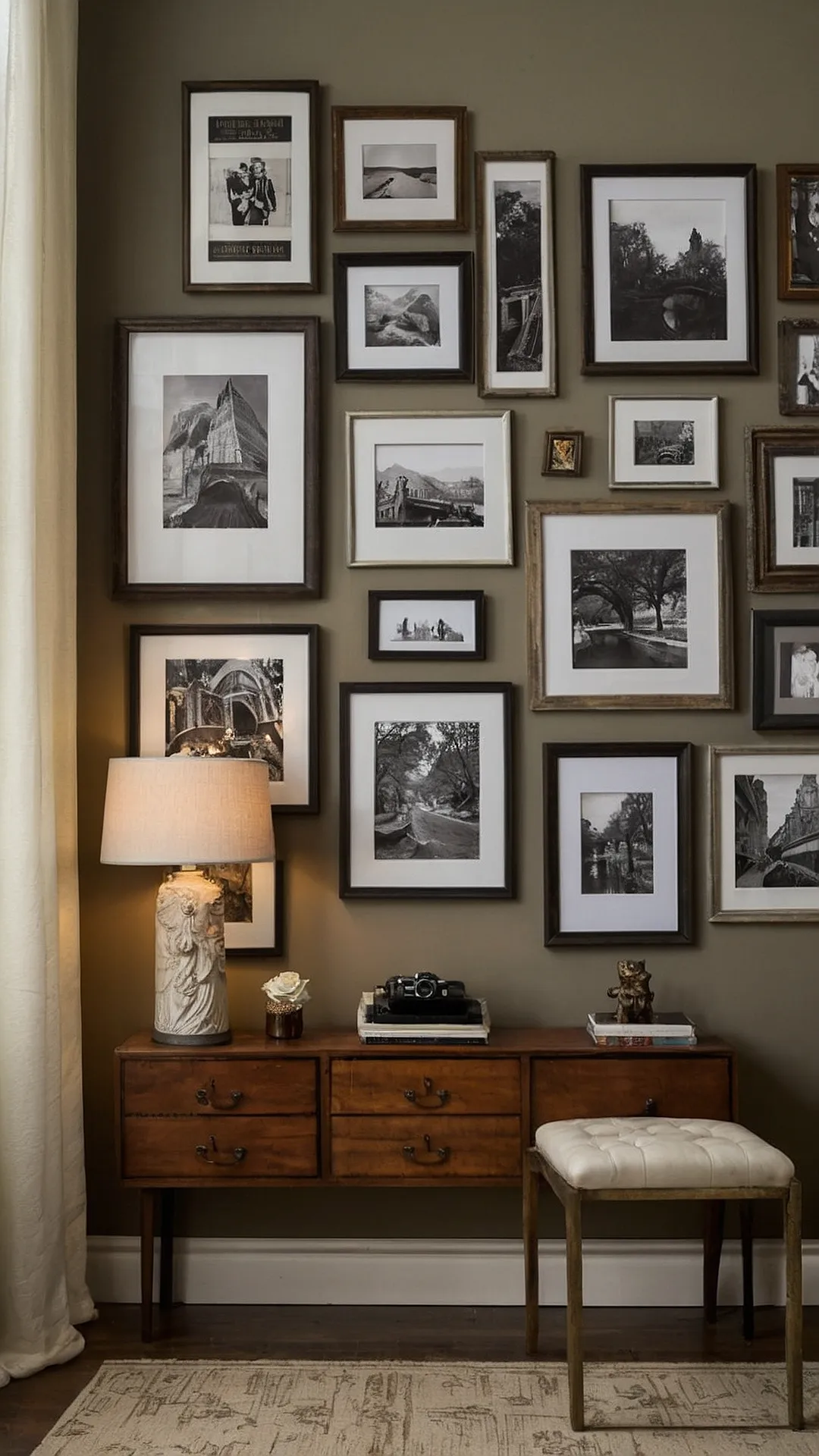 Spice Up Your Walls: 15 Vintage Frame Gallery Wall Inspirations ...