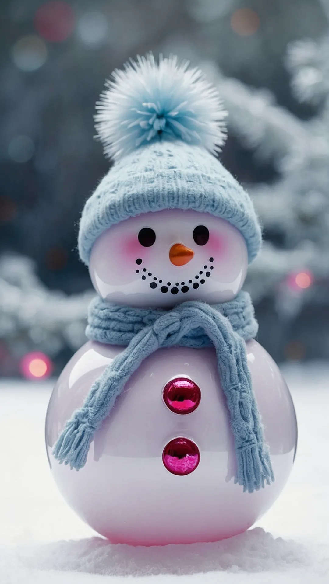 Cheerful Pink Vibes: 21 Cute Christmas Wallpapers for Every Screen