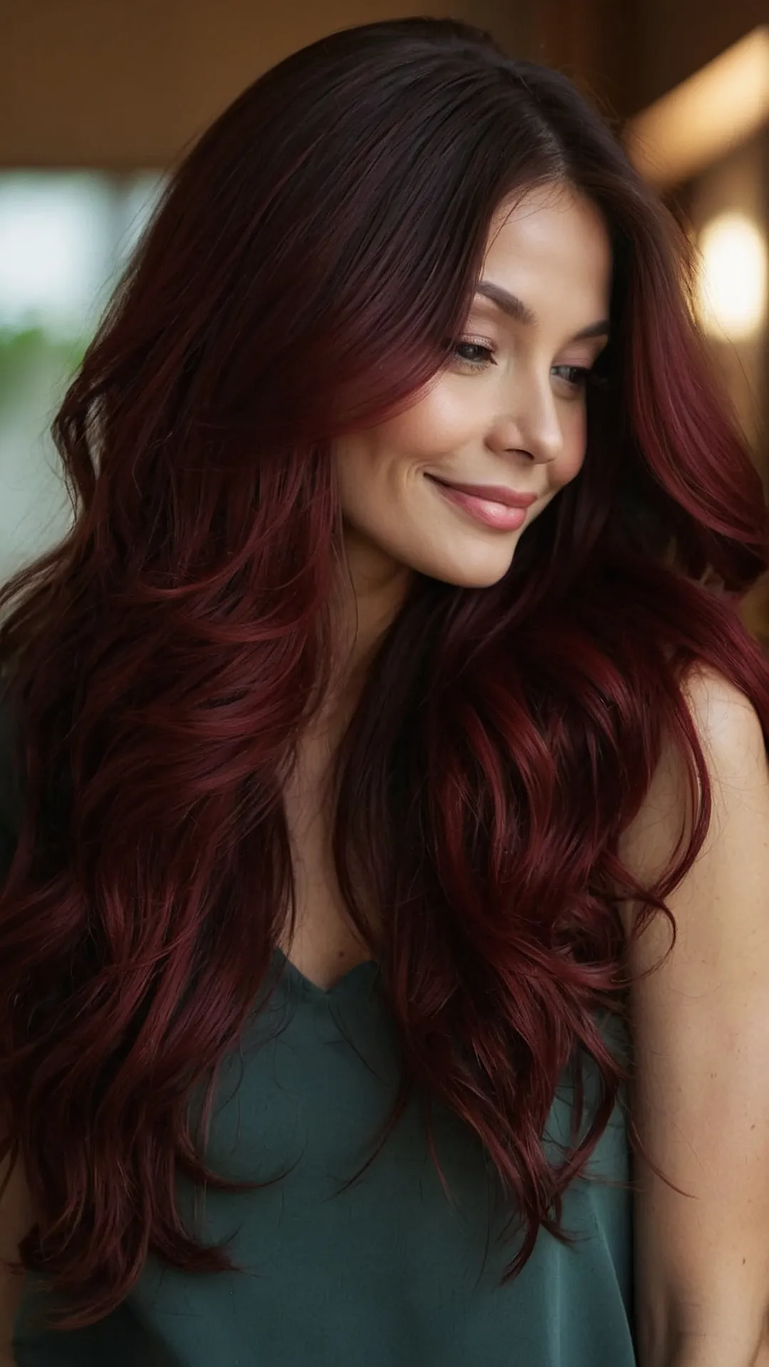 Sassy Long Layers: The Timeless Trend for Older Women