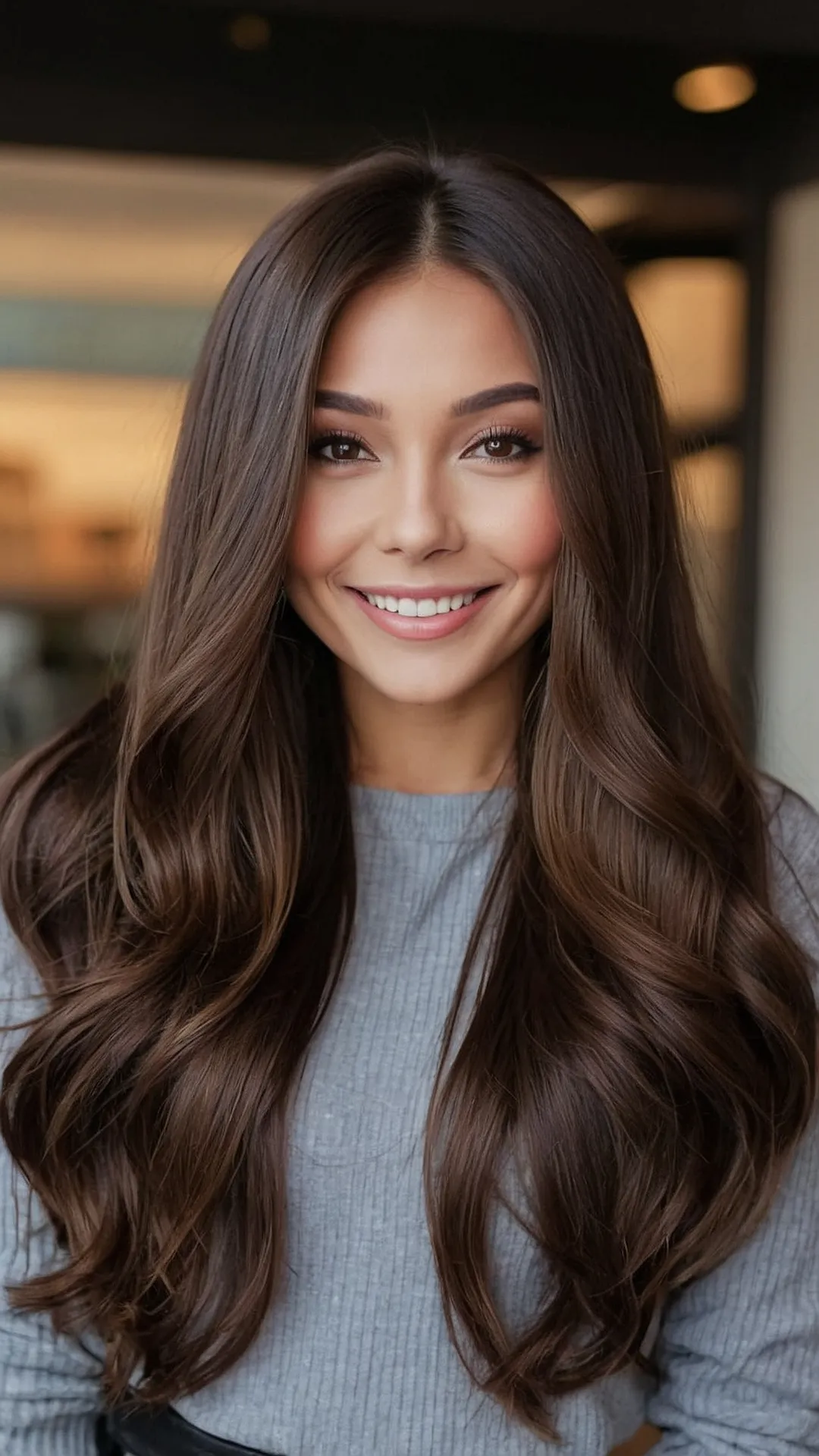 Sweeten Your Style: 15 Irresistible Dark Chocolate Brown Hair Trends