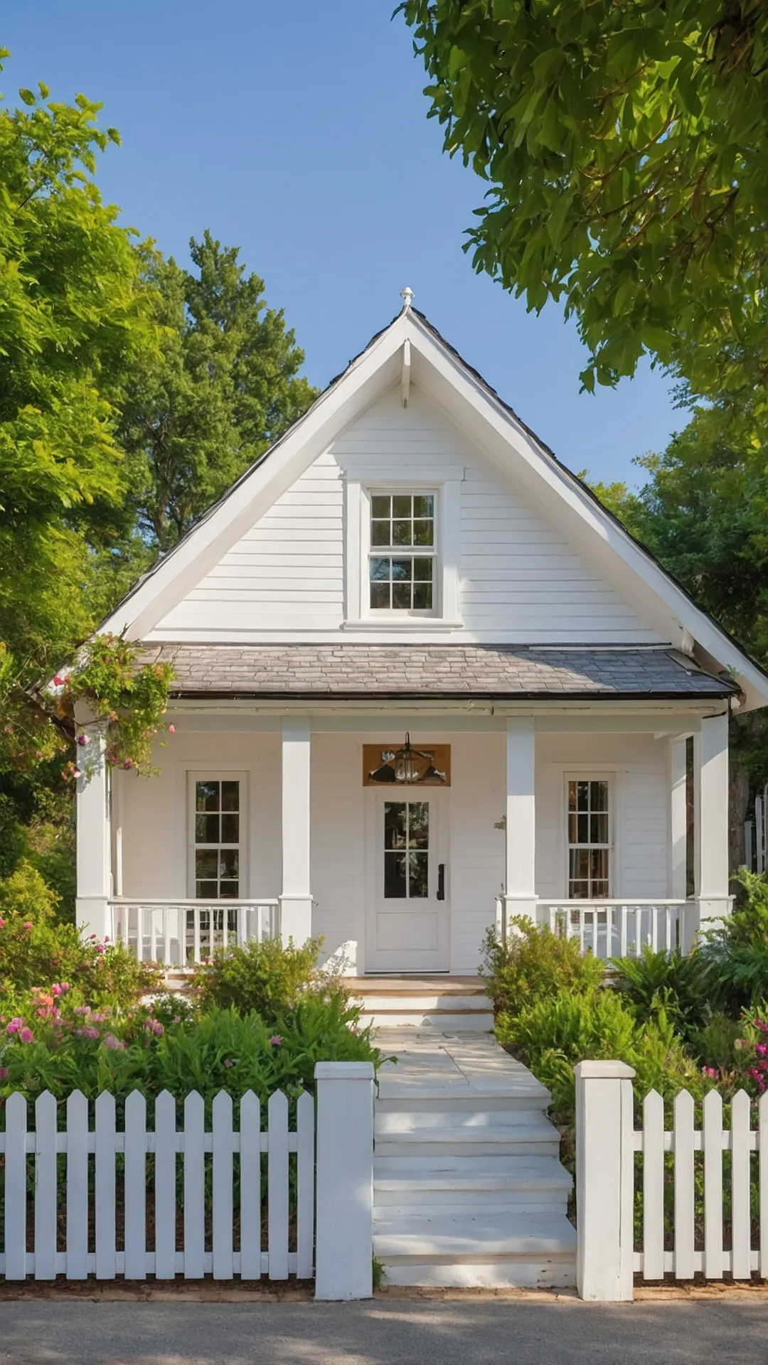 Charming Inspirations: 16 White Cottage Exterior Ideas - Cheer Lives