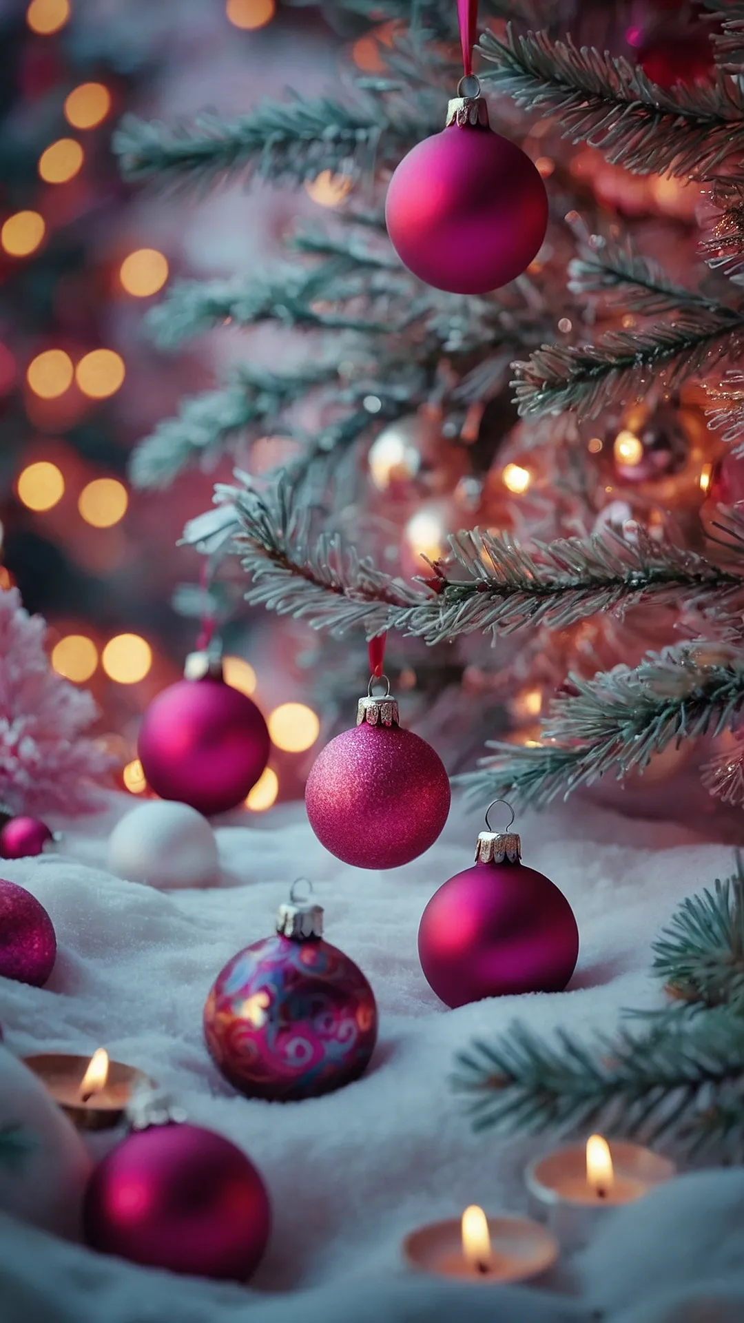 Pink Christmas Magic: Adorable Wallpapers for Your Devices! - Cheer Lives