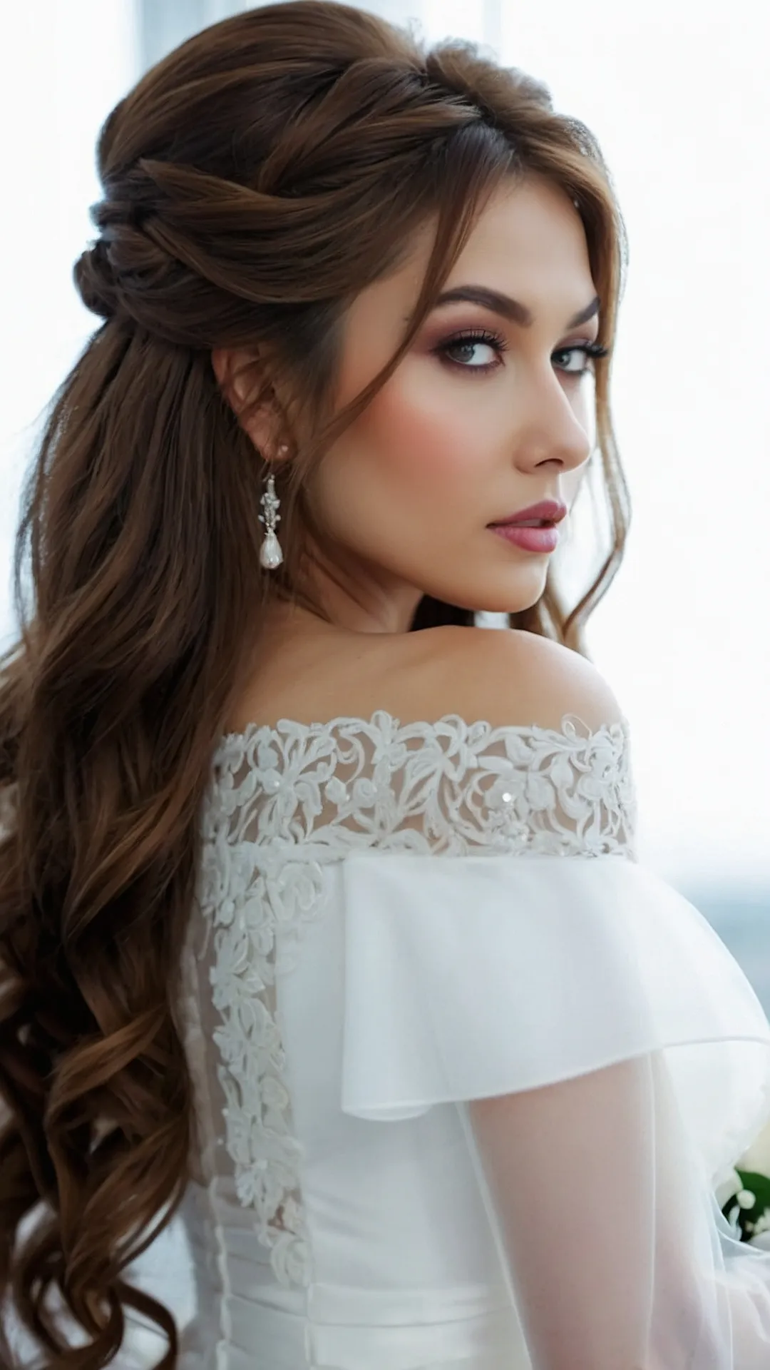 18 Stunning Half Up Half Down Wedding Hairstyles for Every Vibe - Cheer Lives