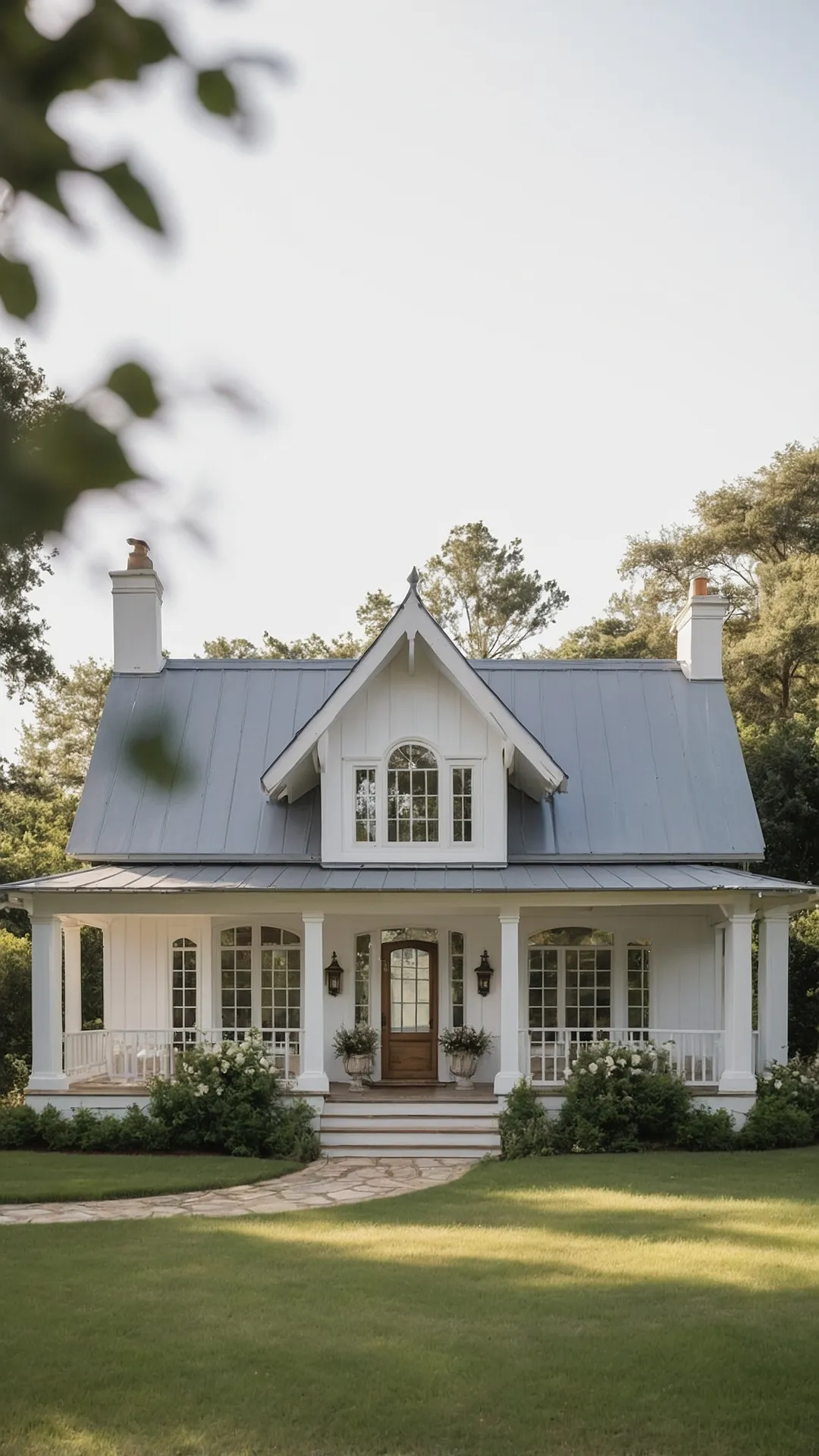 Charming Inspirations: 16 White Cottage Exterior Ideas - Cheer Lives