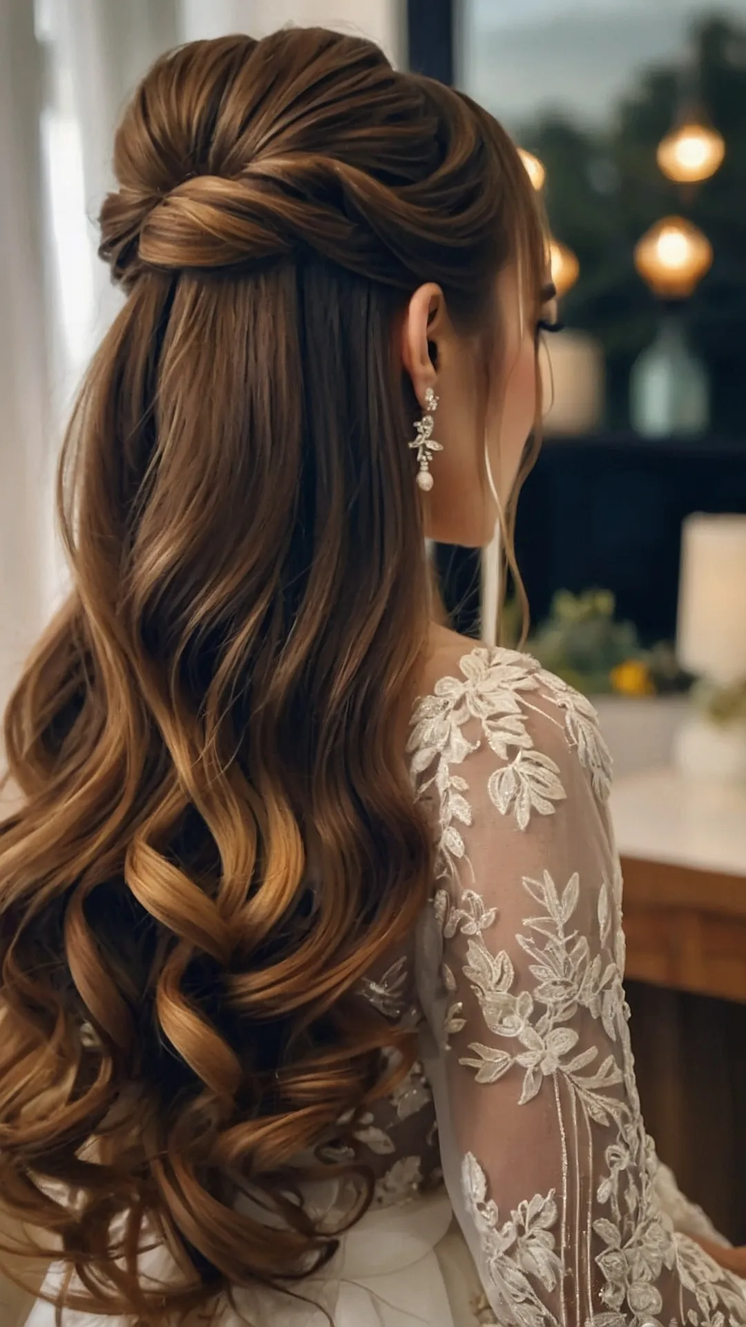 18 Fabulous Half Up Half Down Hair Ideas Perfect for Brides - Cheer Lives
