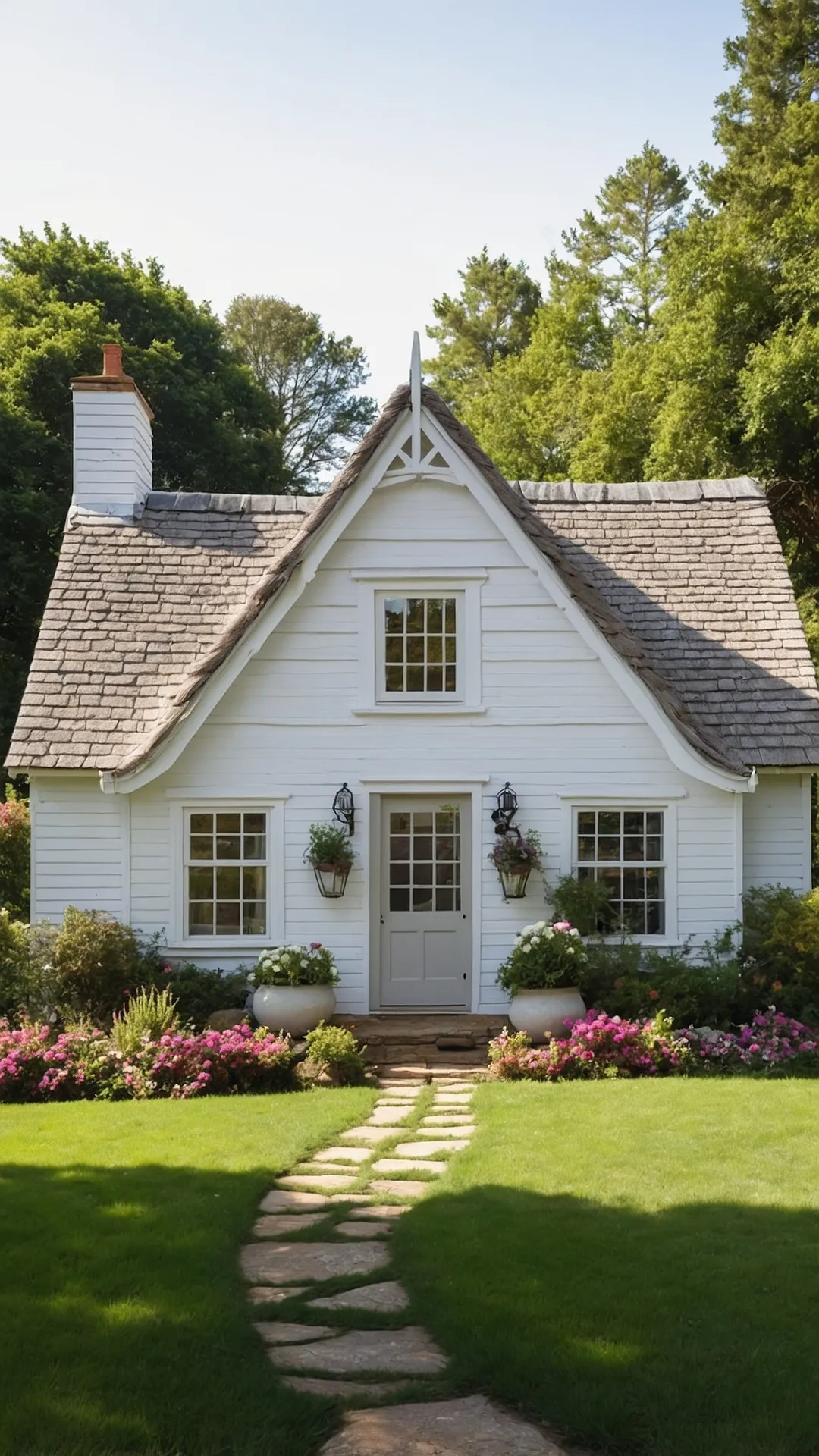 Charming Inspirations: 16 White Cottage Exterior Ideas