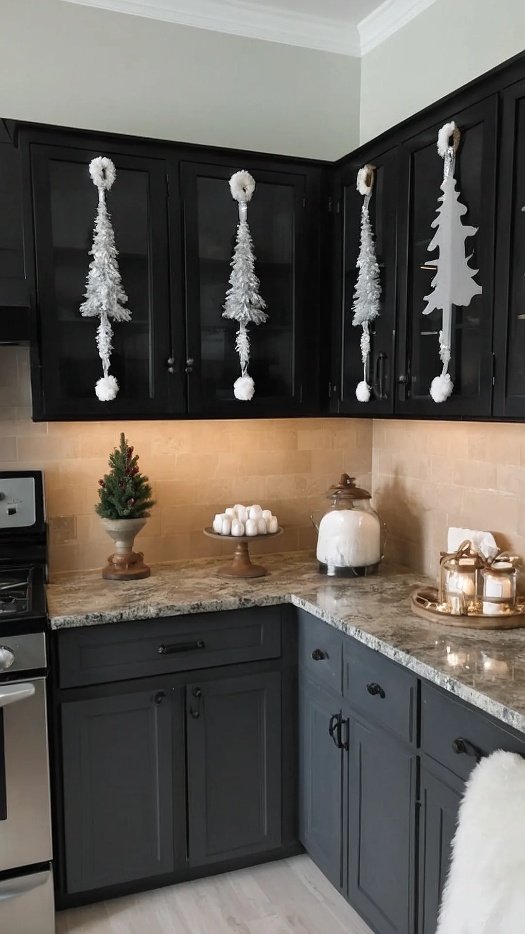 Dashing Through the Decor: 51+ Rustic and Cozy Christmas Kitchen Ideas